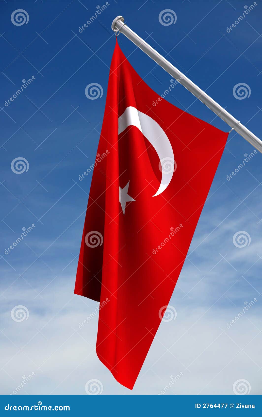Turkish Flag Corner Symbol Border Frame. Vector Illustration ...