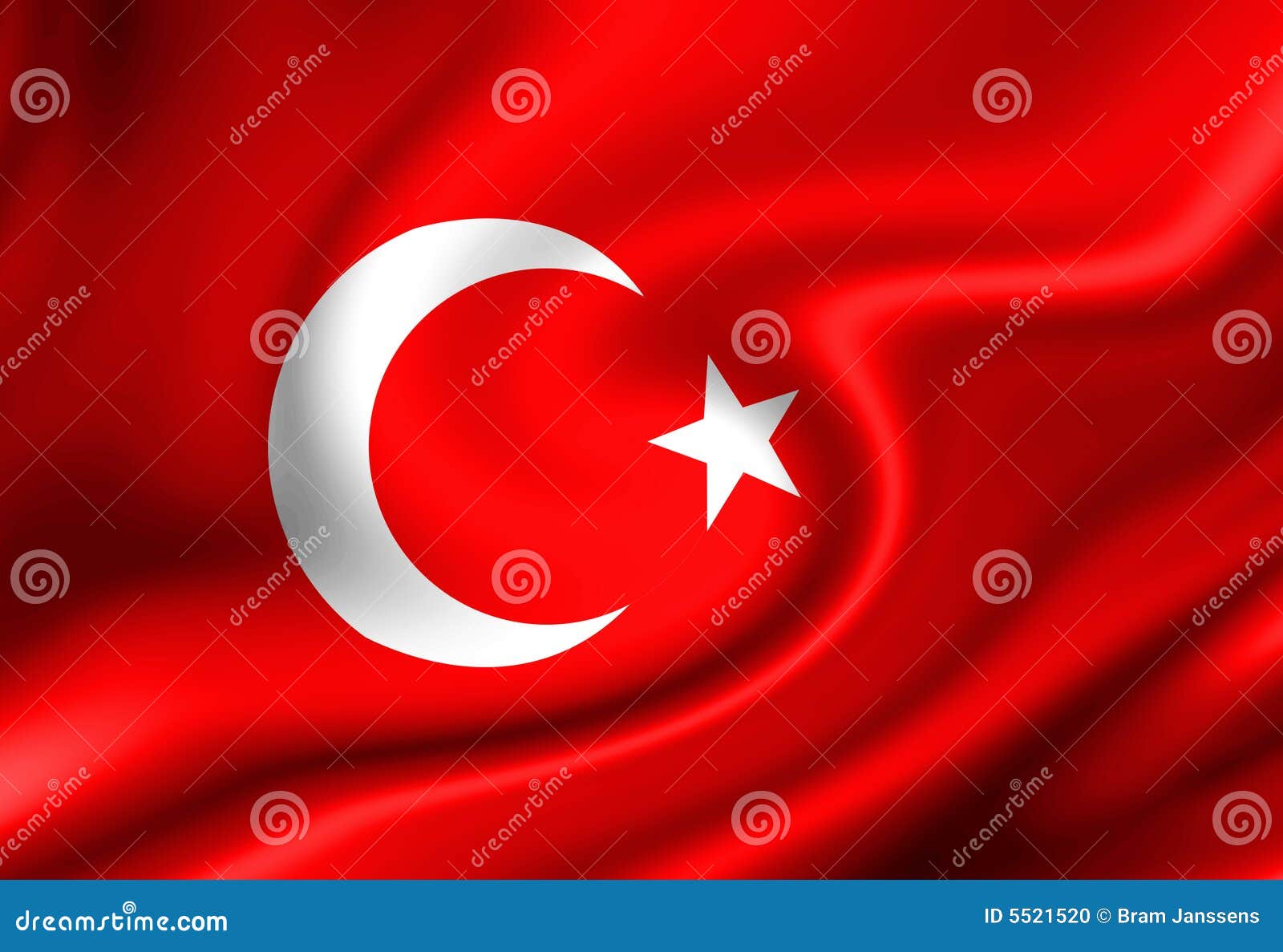 Turkish Flag Corner Symbol Border Frame. Vector Illustration ...