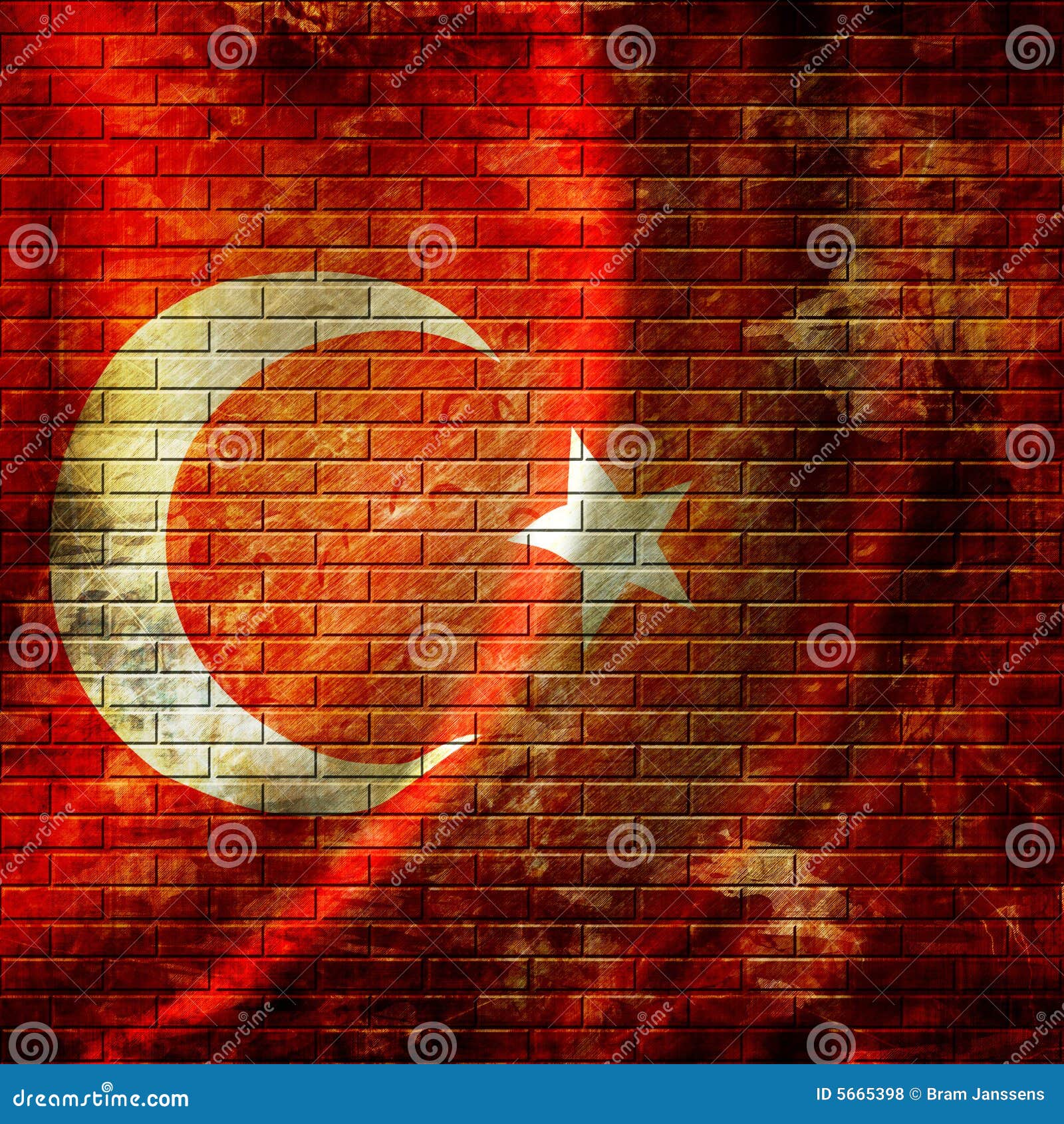 Turkish Flag Corner Symbol Border Frame. Vector Illustration ...