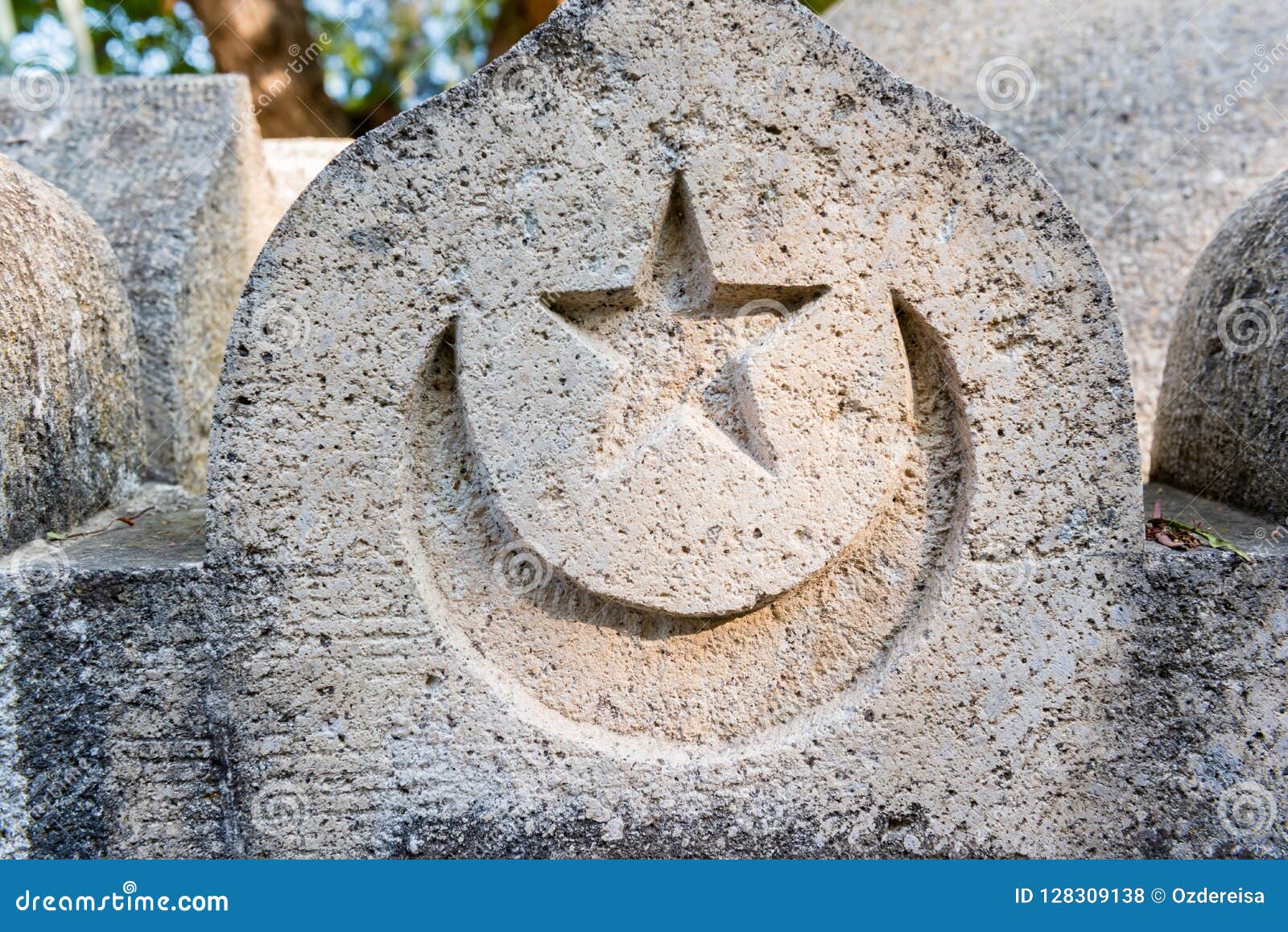 Turkish Flag is Engraved on a Ancient Stone Stock Photo - Image of ...