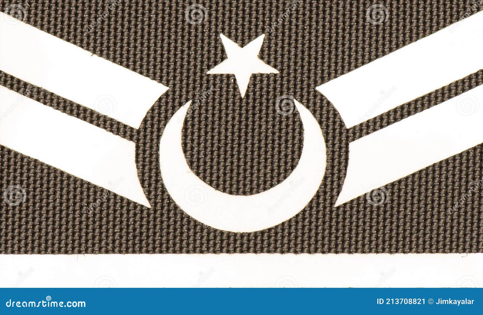 Turkish flag patch stock image. Image of shot, country - 213708821