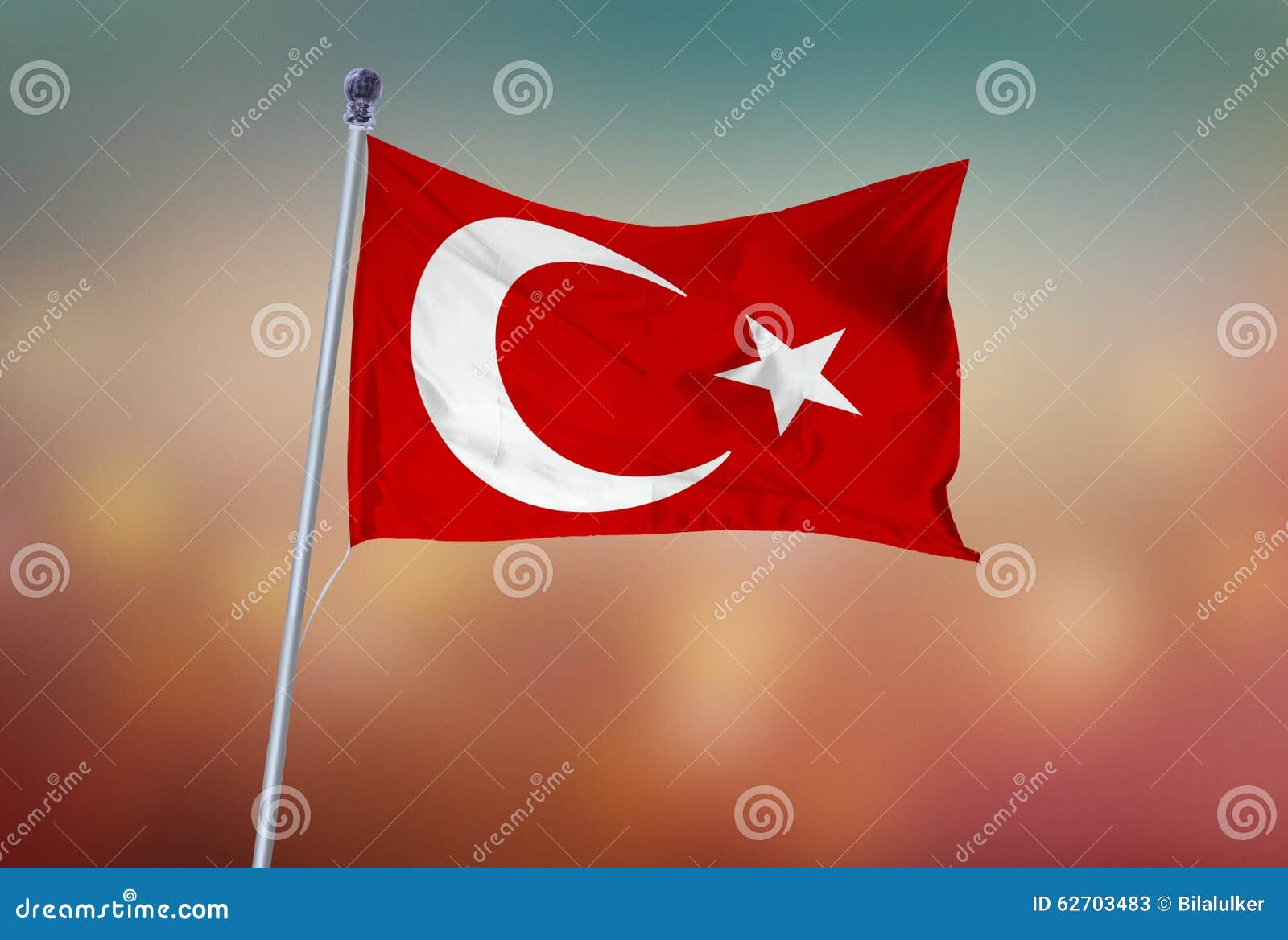 Turkish Flag, Turkey, Flag Design Stock Image - Image of decoration ...