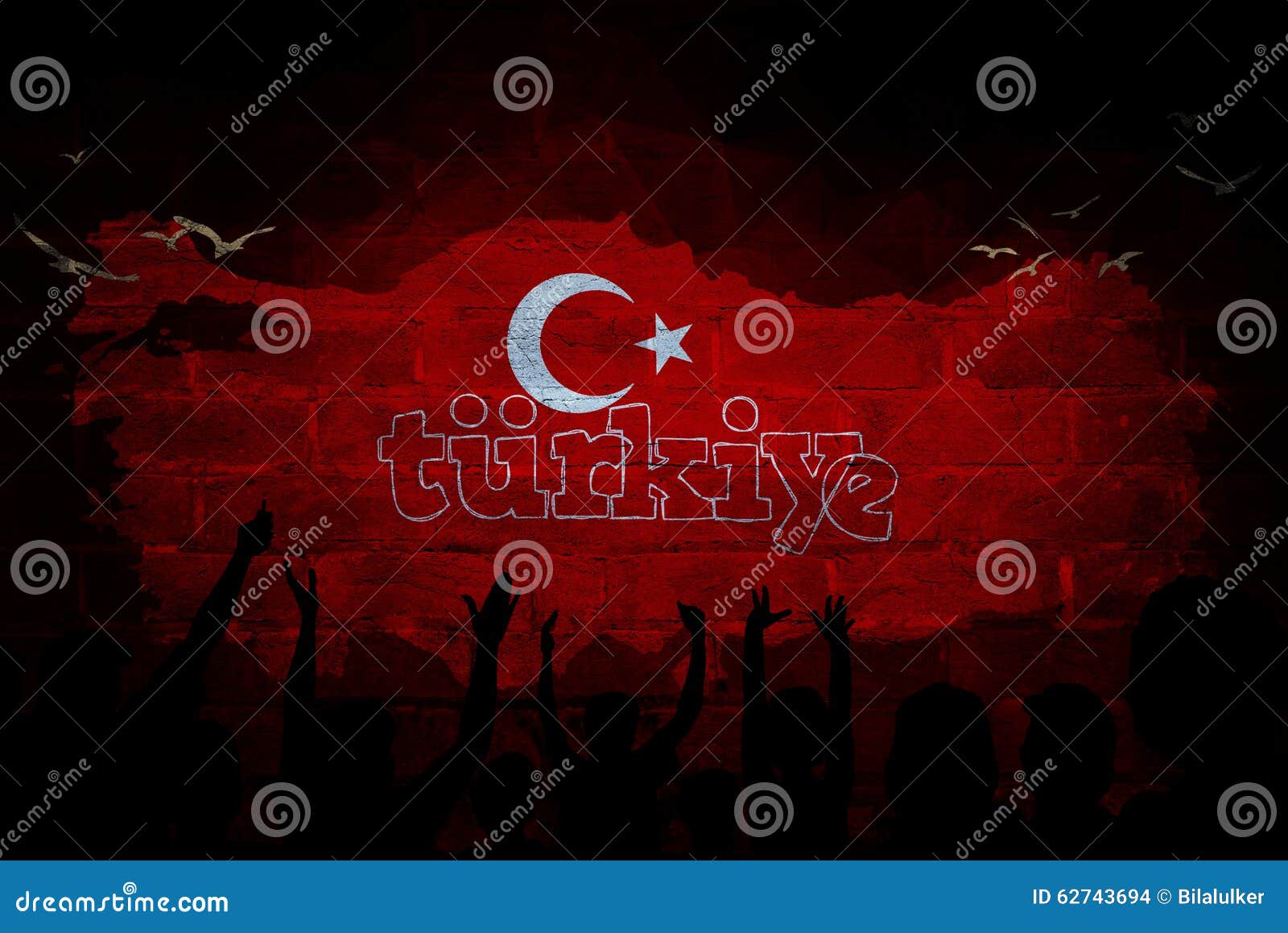 Turkish Flag, Turkey, Flag Design Stock Photo - Image of august, blood ...