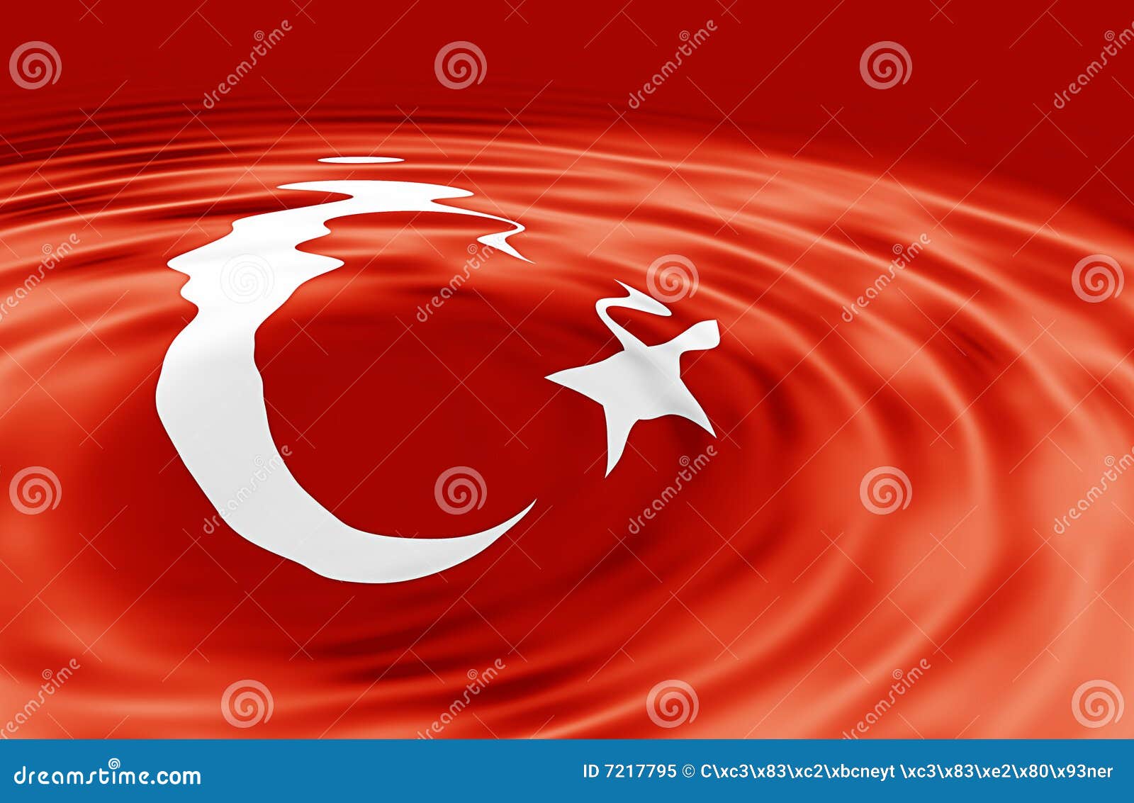 Turkish Flag Corner Symbol Border Frame. Vector Illustration ...