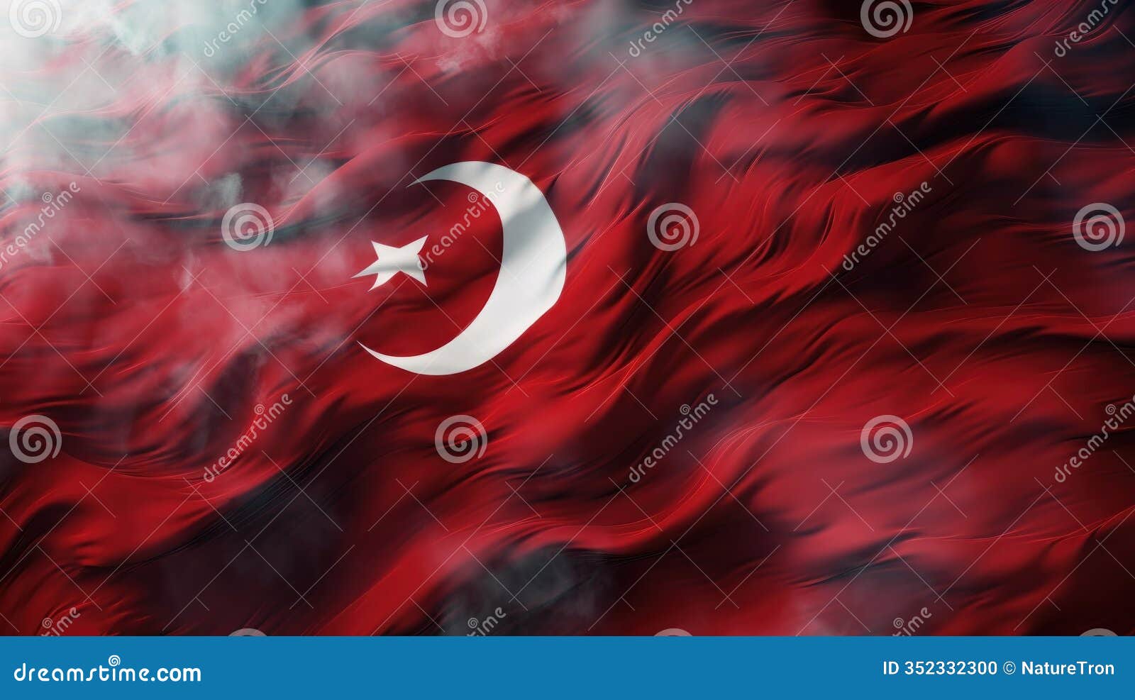 Turkish Flag Waving in the Mist: a Dramatic Visual Representation of ...