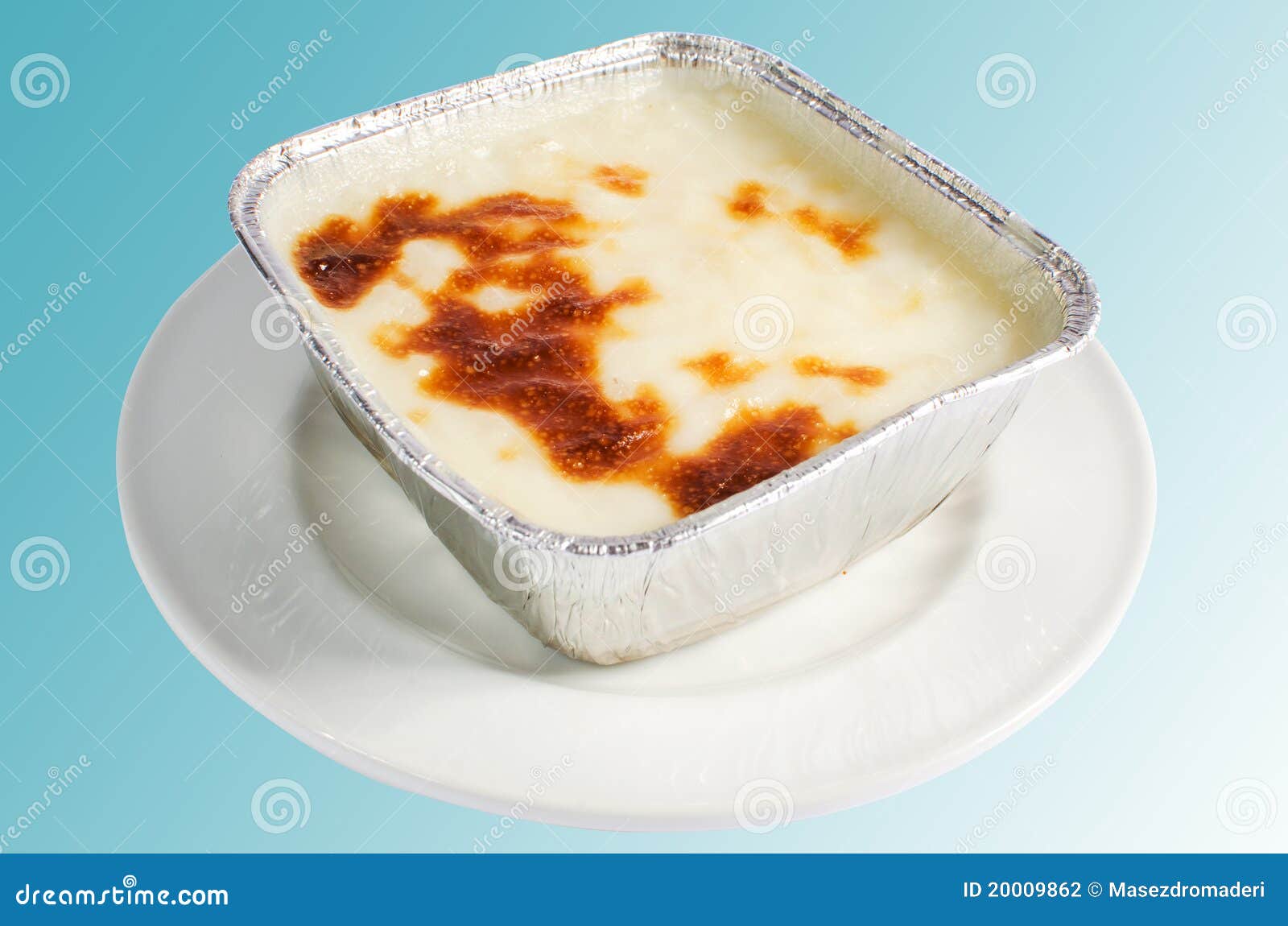 Turkish Food - Rice Pudding Stock Photo - Image of baked, turkish: 20009862