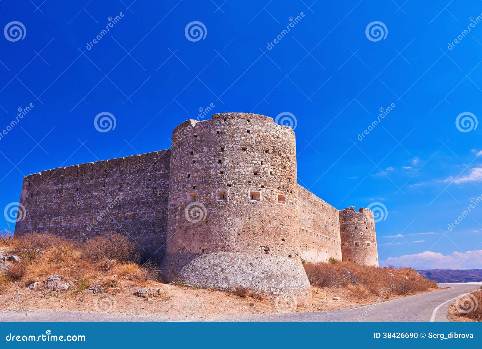 Turkish fortress stock photo. Image of crete, stronghold - 38426690