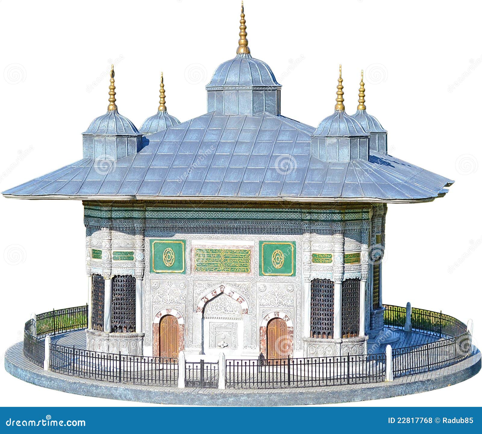 Turkish Fountain stock photo. Image of ahmed, copy, courtyard - 22817768