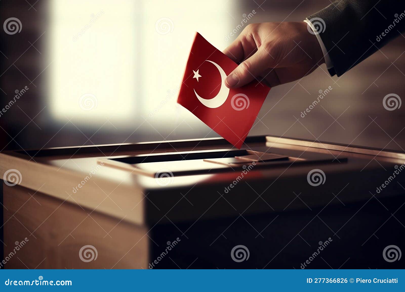 Turkish General Elections 2023. Generative AI Stock Illustration ...