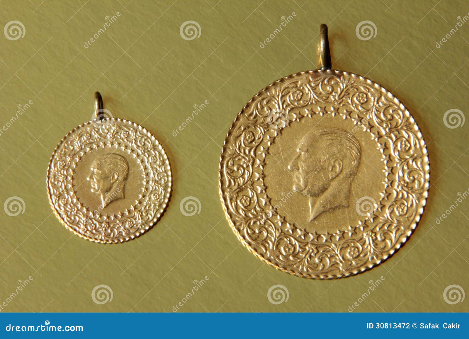 Turkish gold stock photo. Image of golden, economics - 30813472