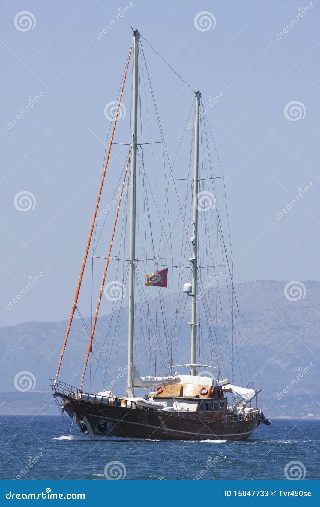 Turkish gulet boat stock image. Image of outdoor, water - 15047733