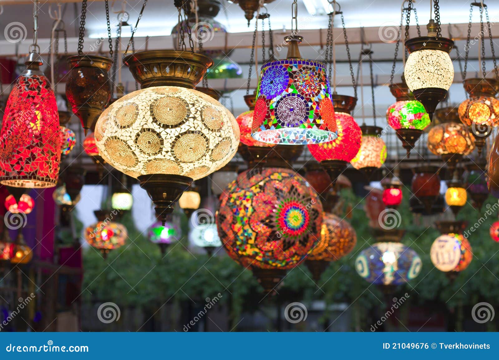 Turkish handmade lamps stock photo. Image of electric - 21049676