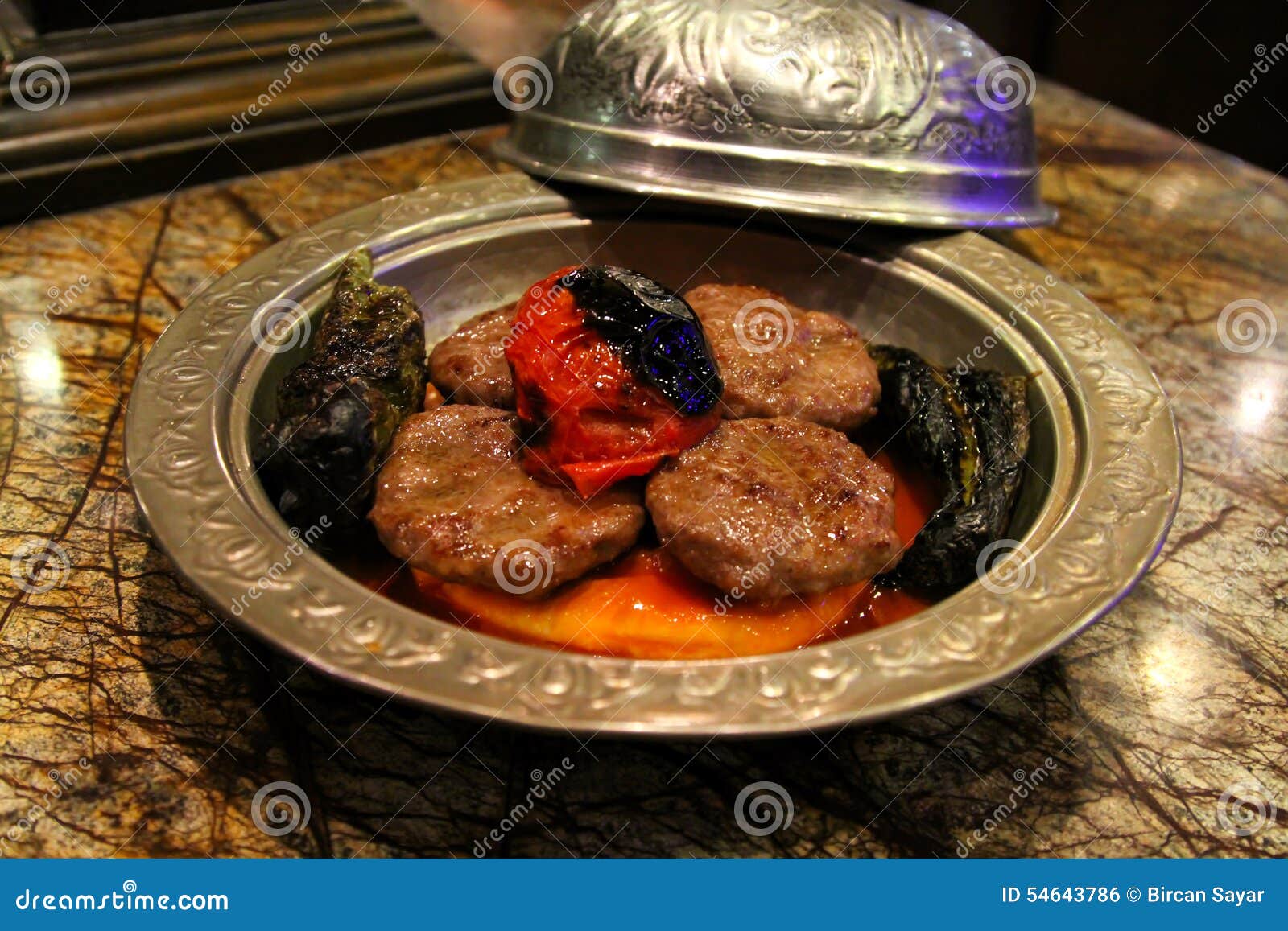 Turkish inegol kofte stock photo. Image of meatballs - 54643786