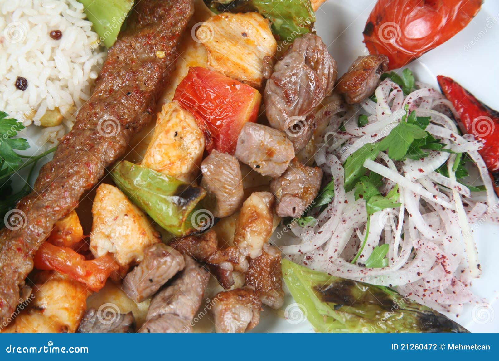 Turkish kebab stock photo. Image of prepared, healthy - 21260472