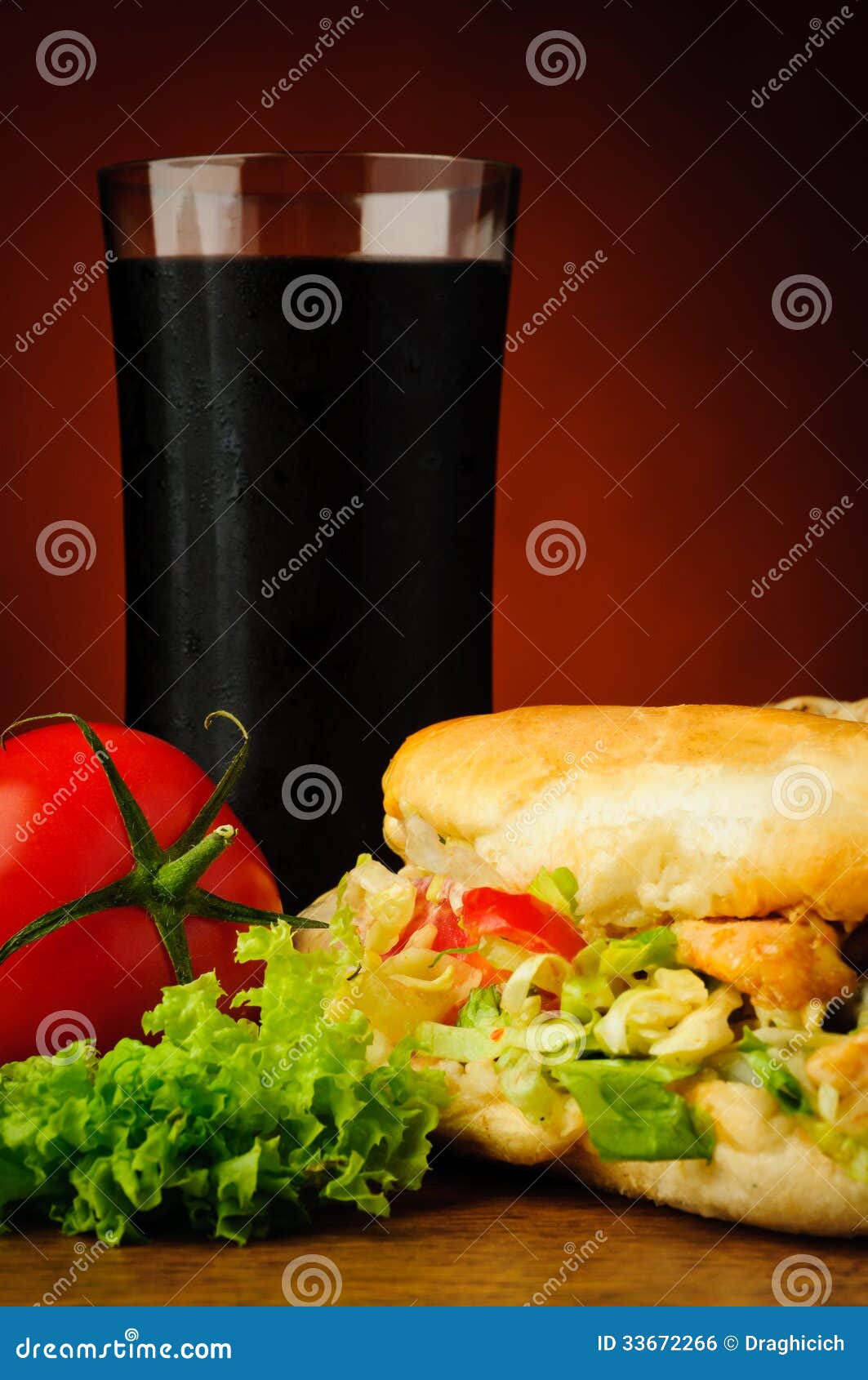 Turkish kebab and cola stock photo. Image of kebap, meal - 33672266