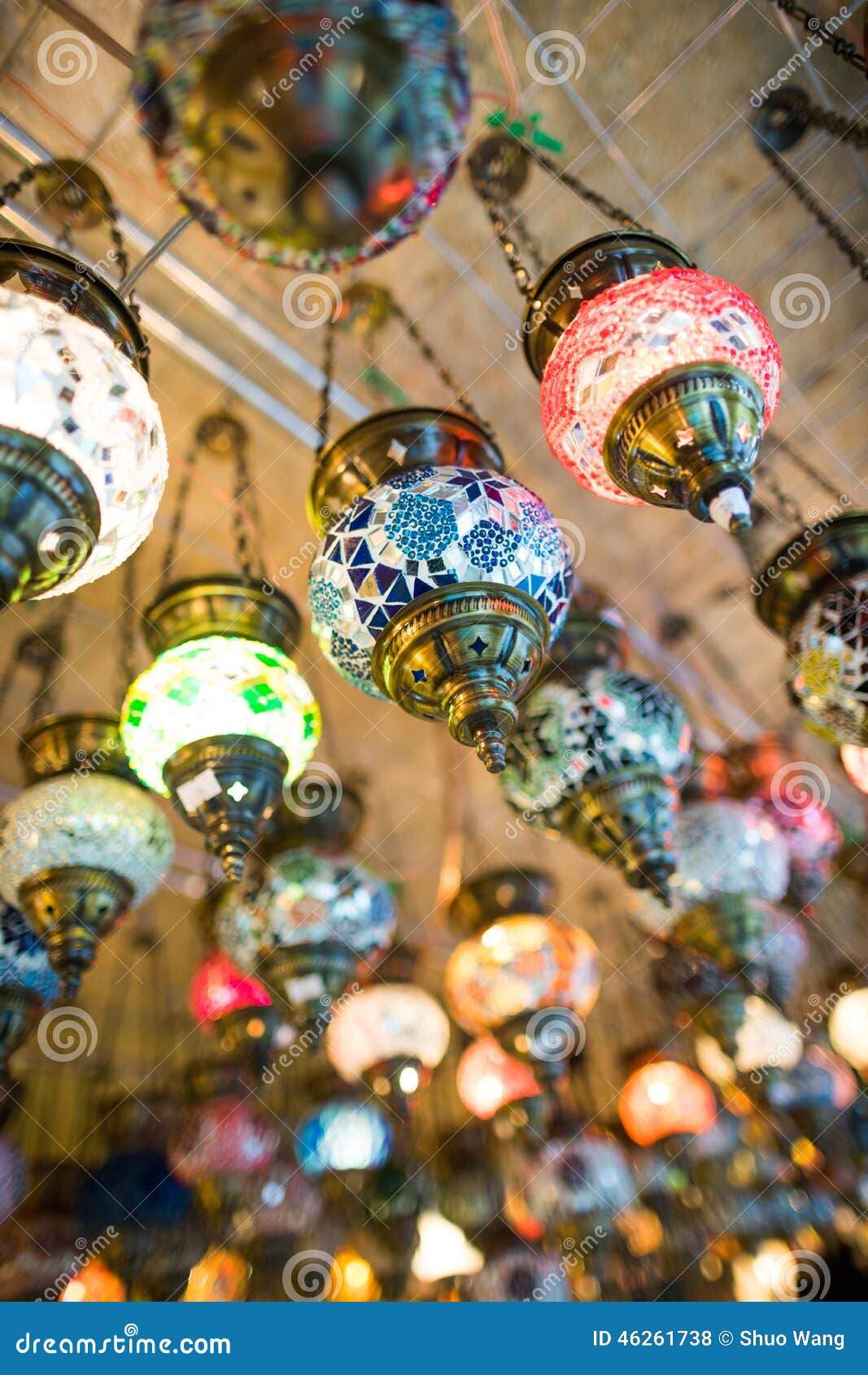 Turkish Lamps in Grand Bazaar Stock Photo - Image of abstract, istanbul ...