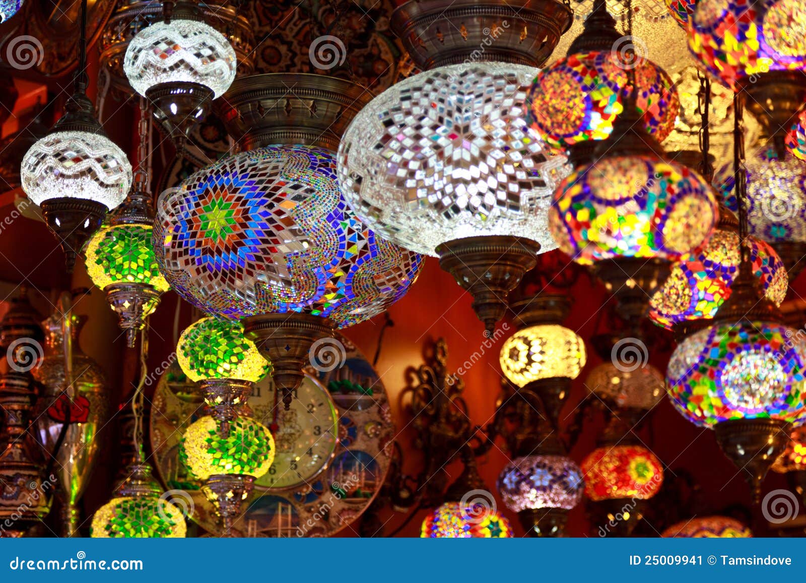 Turkish Lamps in Istanbul, Turkey Stock Image - Image of illuminated ...