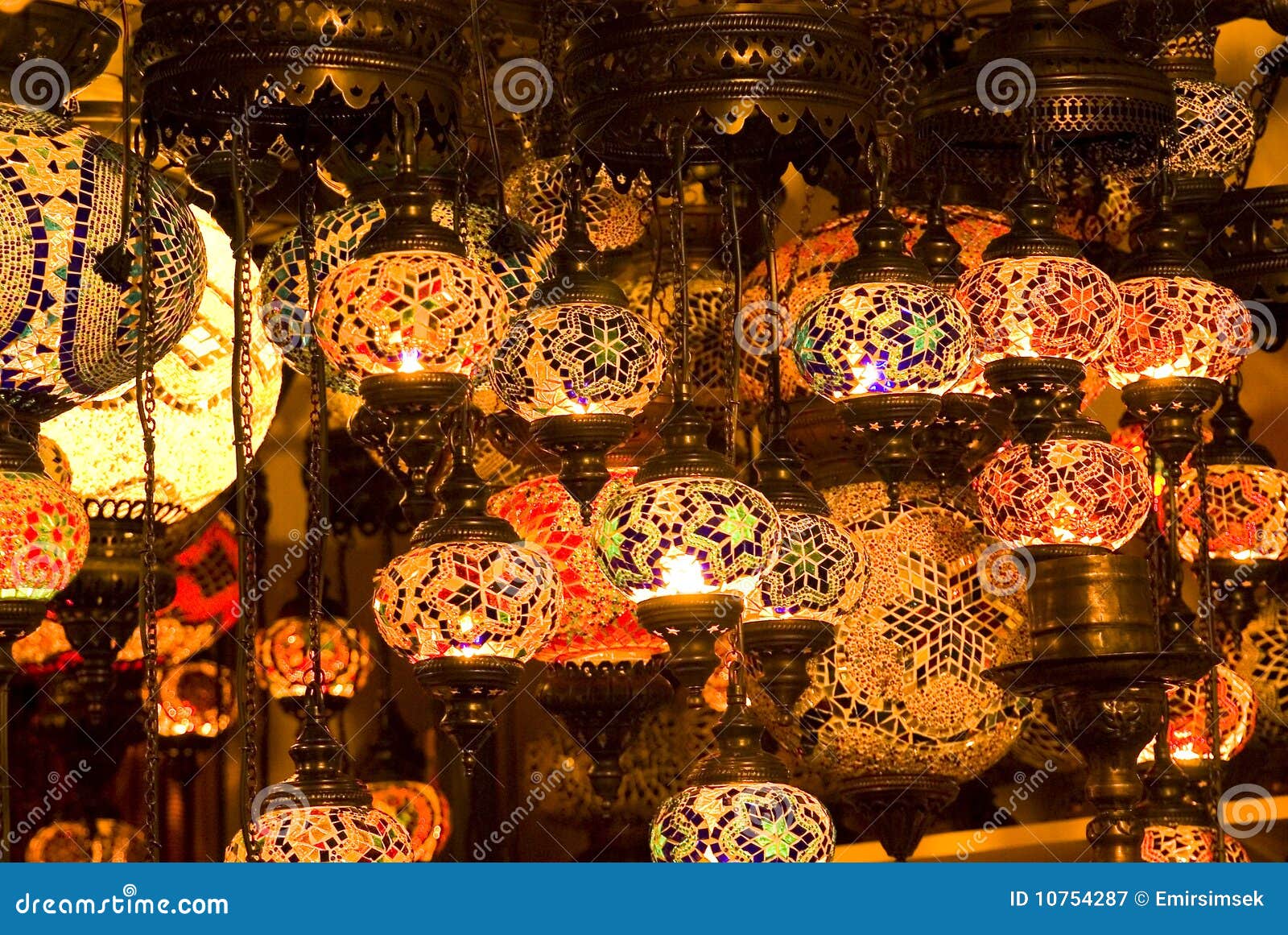 Turkish Lanterns stock image. Image of ottoman, lantern - 10754287