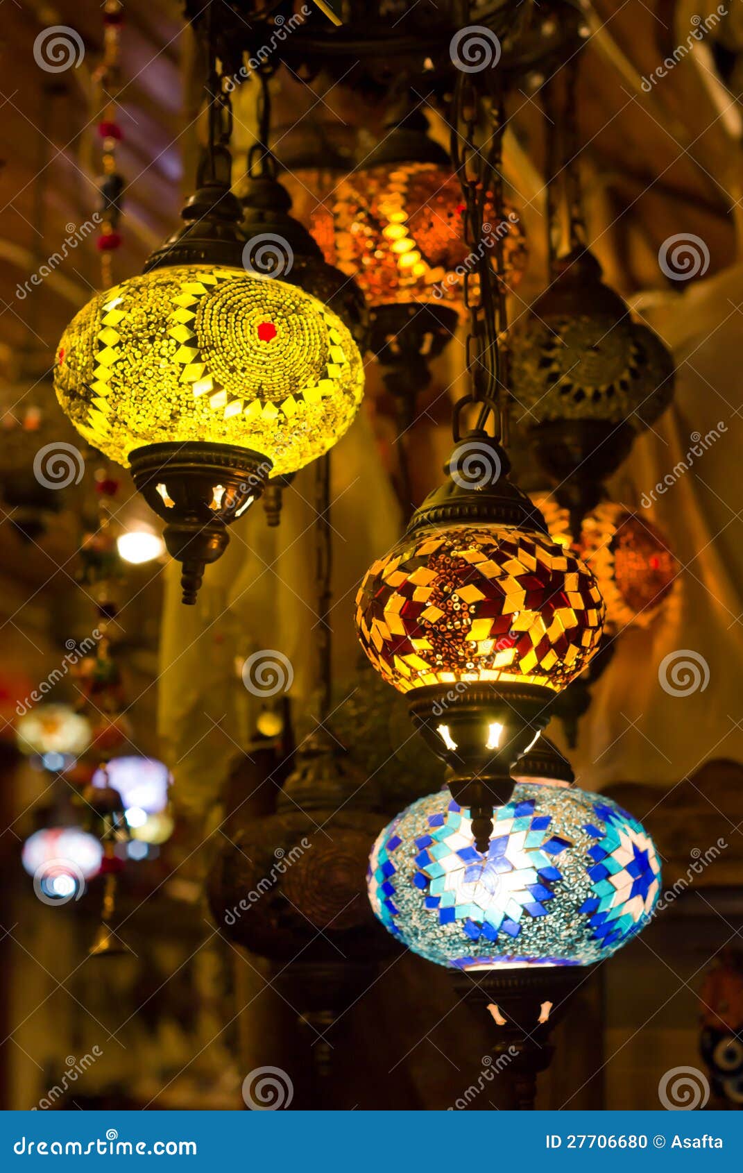 Turkish lanterns stock photo. Image of craft, bright - 27706680