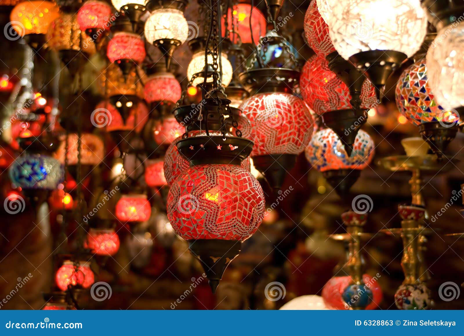 Turkish lanterns stock image. Image of atmosphere, arabic - 6328863