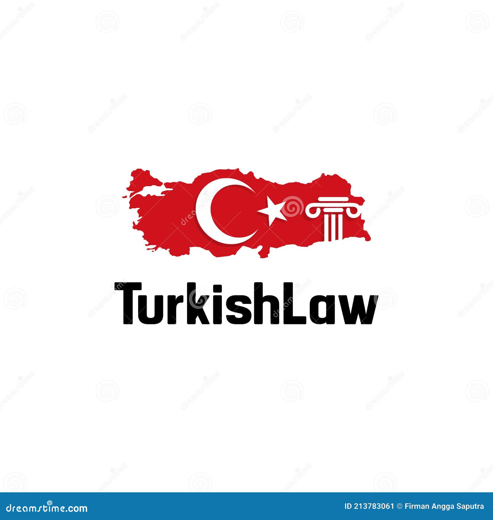 Turkish Law Logo Inspirations Template Stock Vector - Illustration of ...