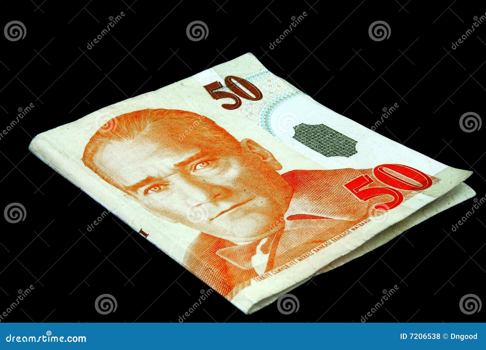 Turkish Lira - 50 note stock photo. Image of cent, payment - 7206538