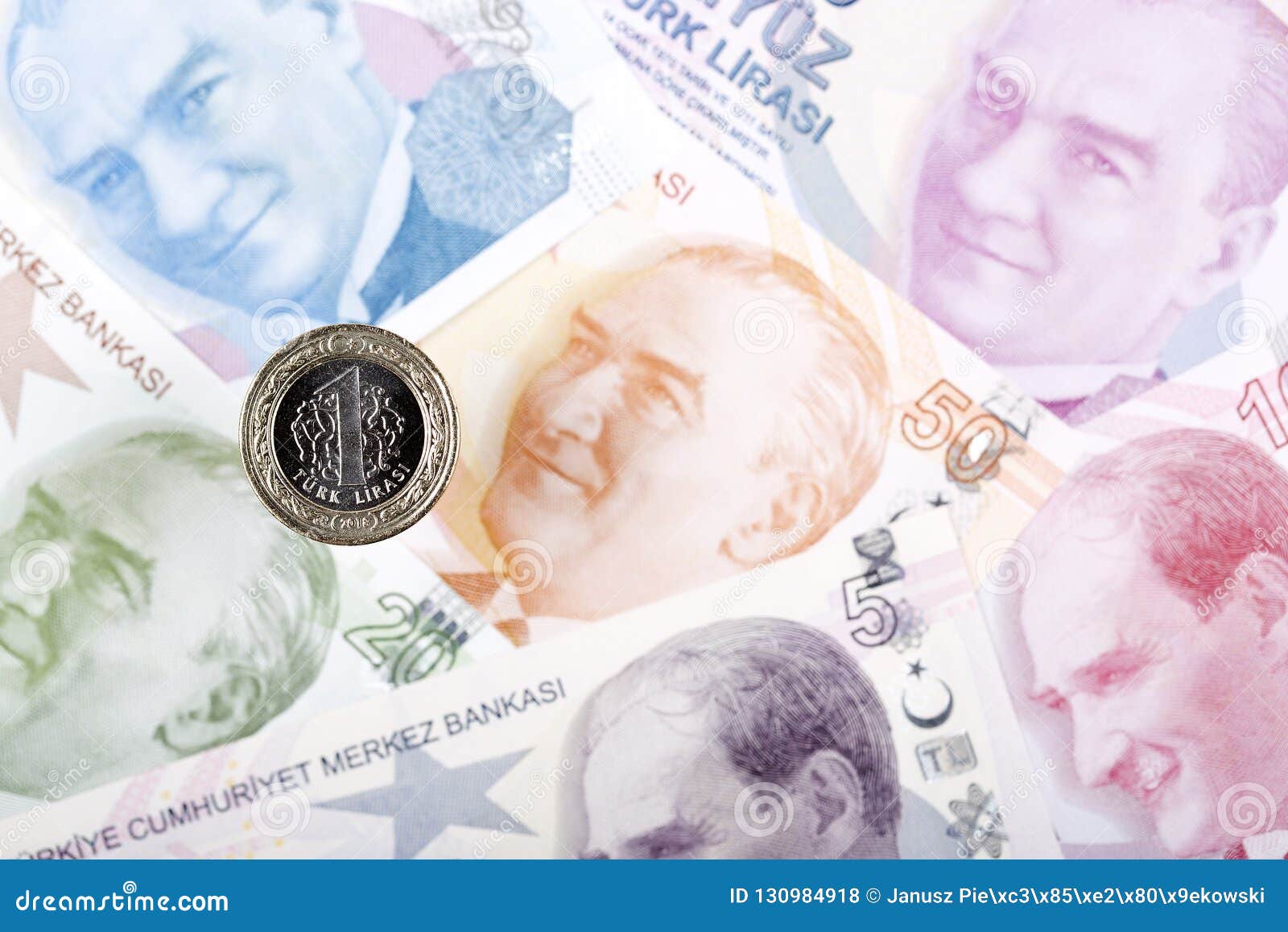 Turkish lira coin stock photo. Image of turkey, finance - 130984918