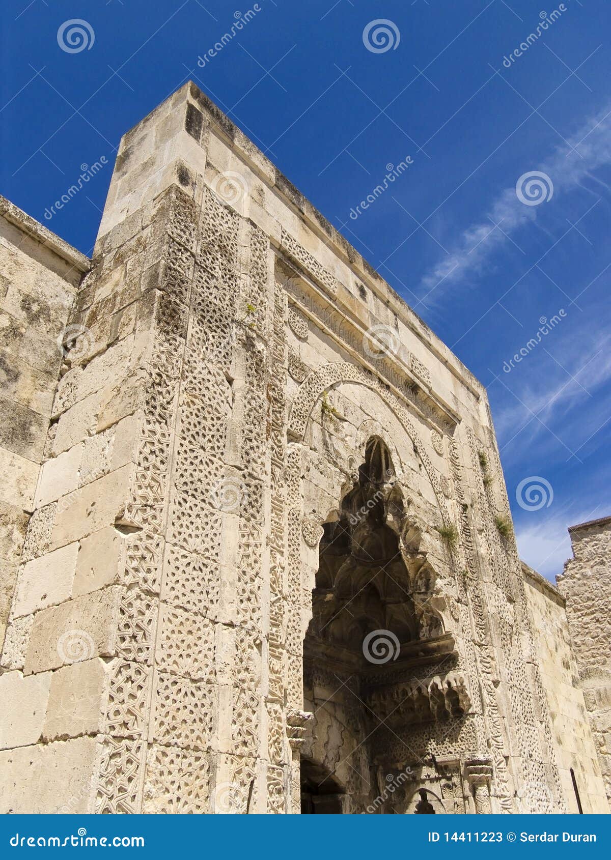 Turkish madrasah gate stock image. Image of heritage - 14411223