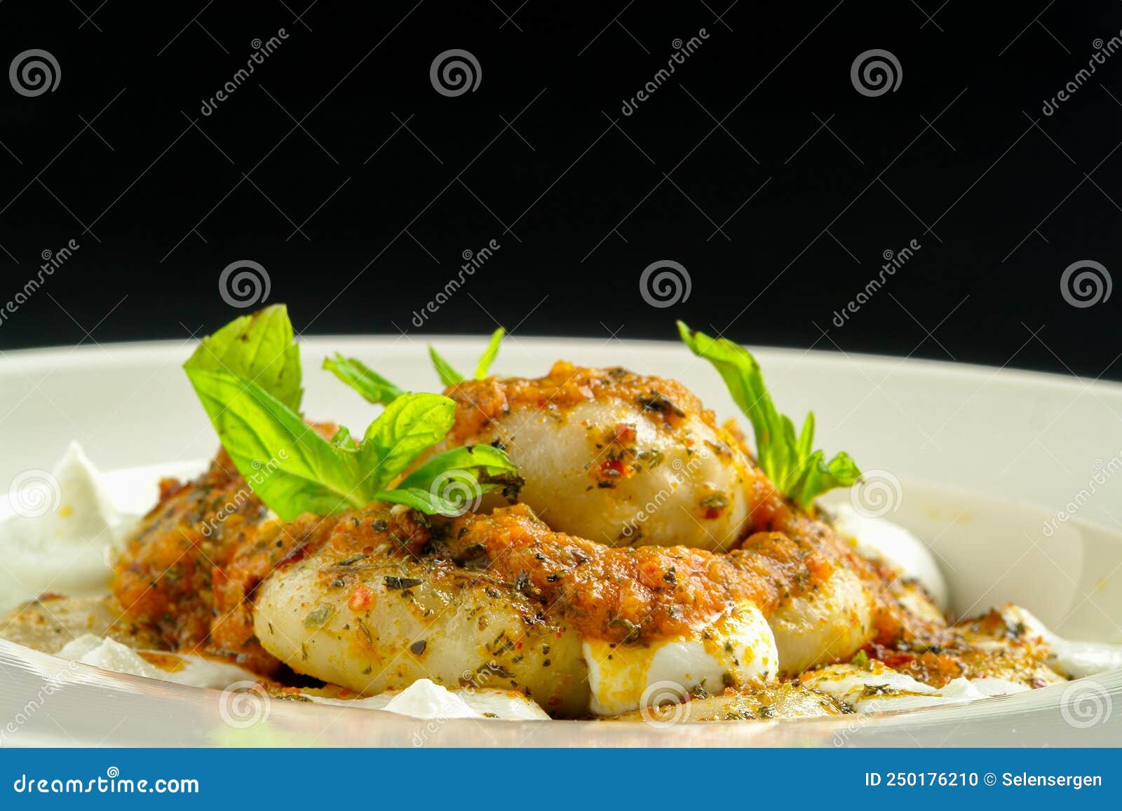 Turkish Manti closeup stock photo. Image of lunch, culture - 250176210