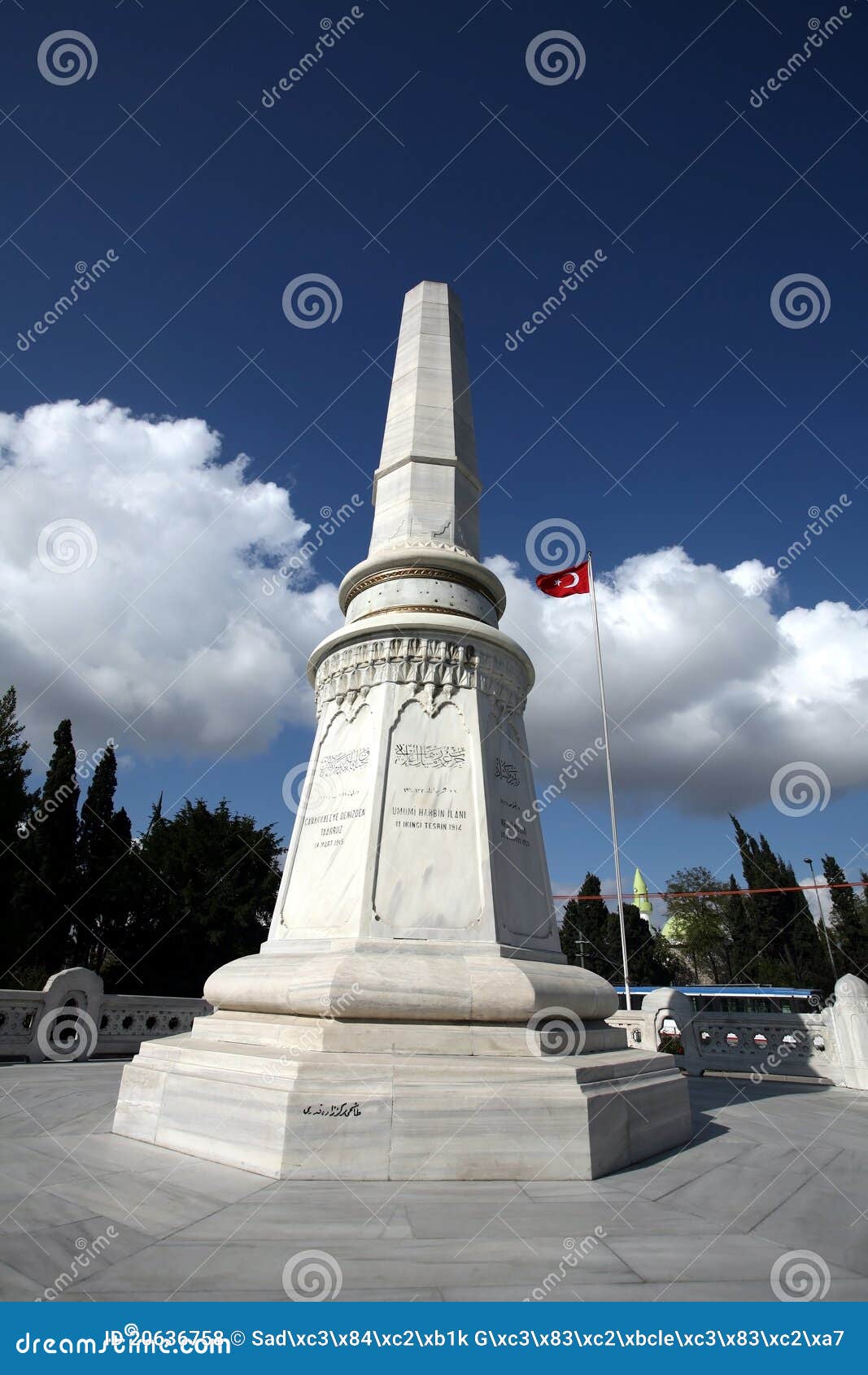 Turkish Martys Monument stock photo. Image of monument - 20636758