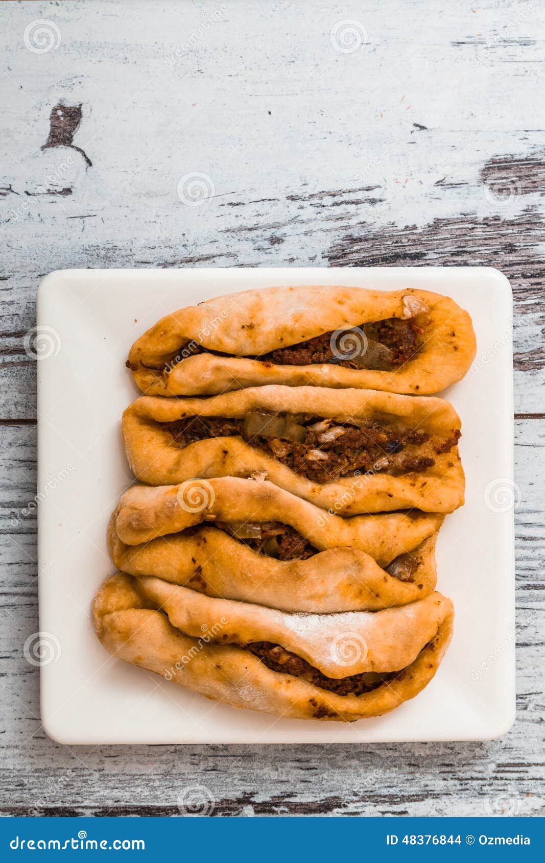 Turkish Meat Pastry stock photo. Image of appetizer, mediterranean ...