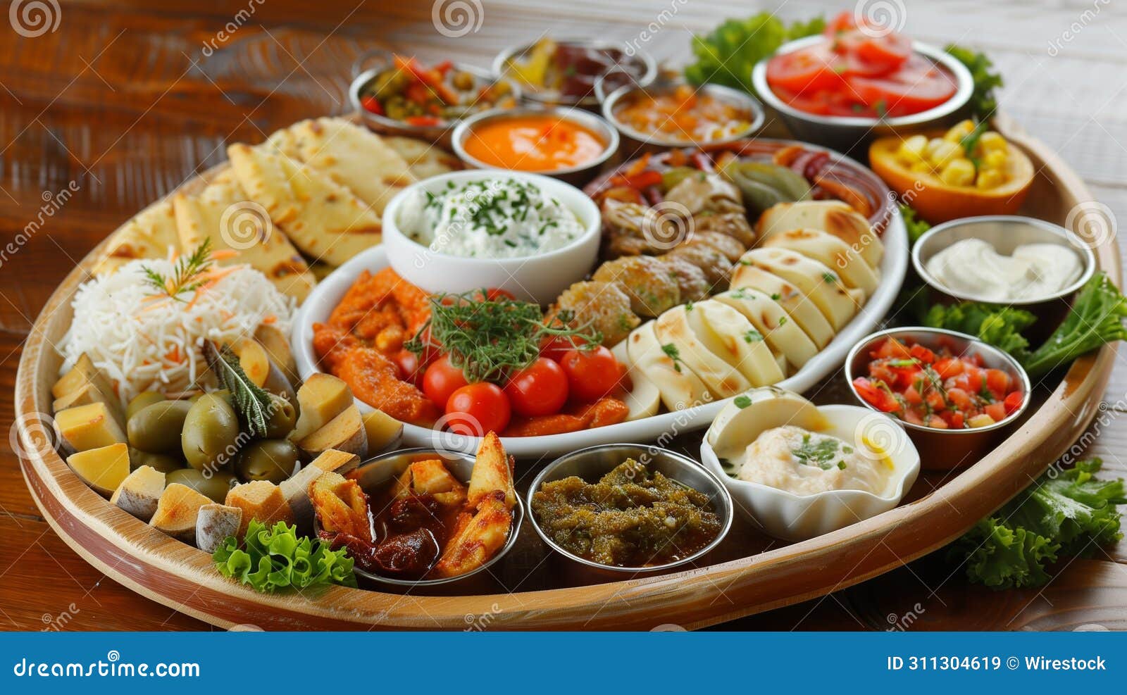 A Turkish Meze Platter, an Inviting Array of Dishes Designed for ...