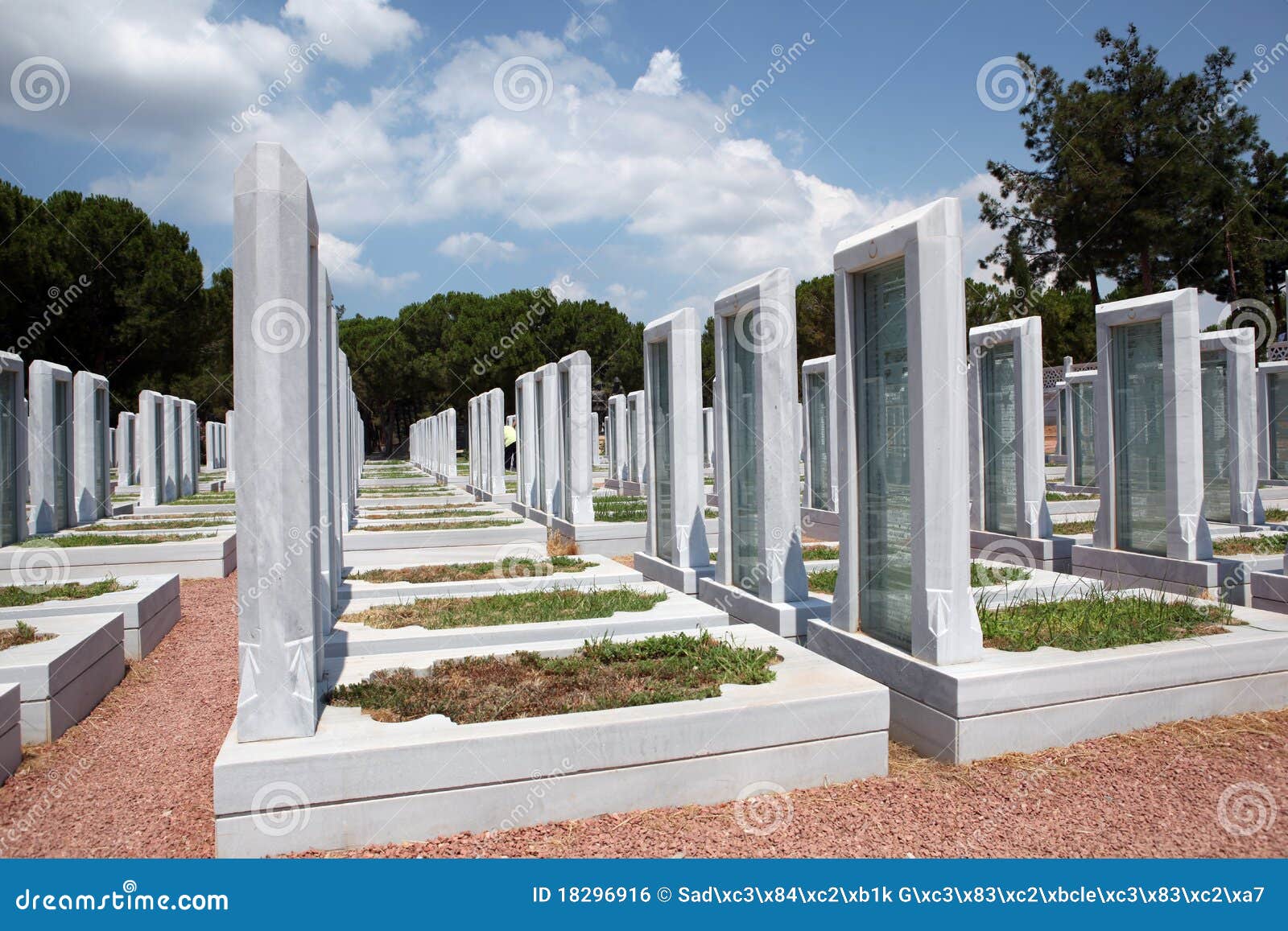 Turkish Military Cemetery stock photo. Image of turkish - 18296916