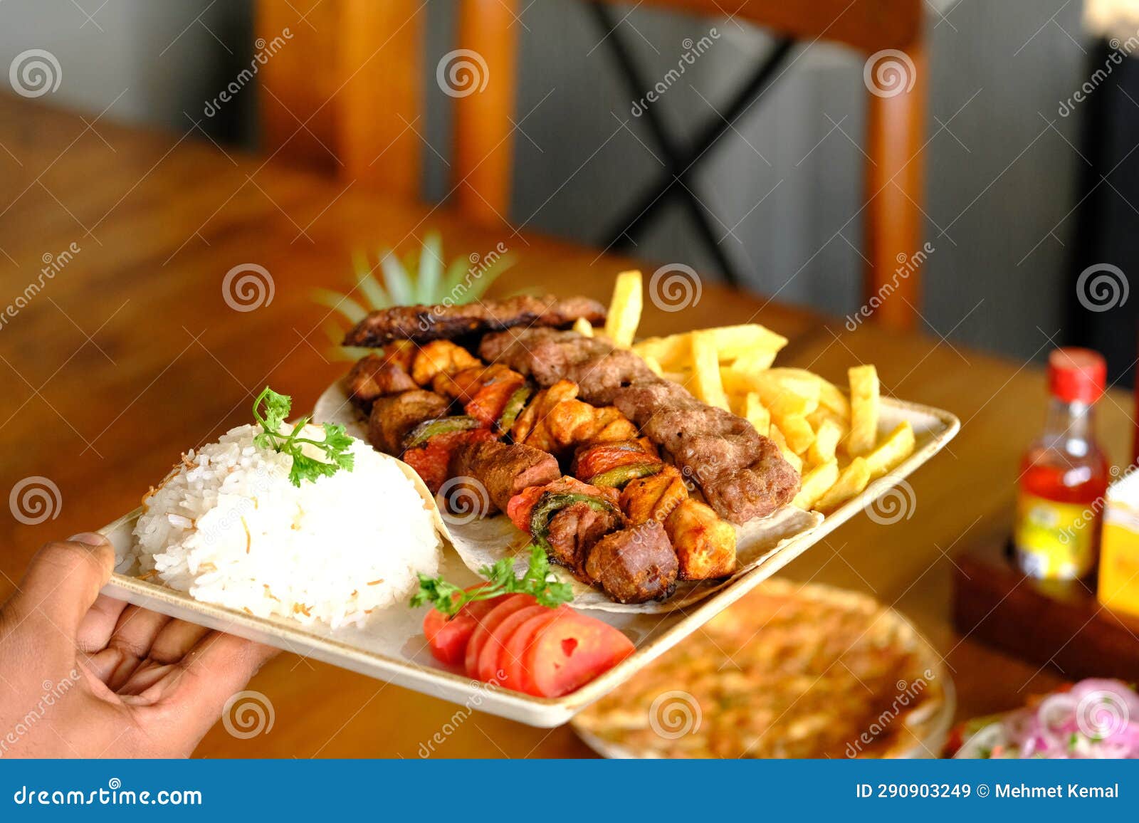 Turkish mix kebap stock image. Image of cuisine, kebab - 290903249