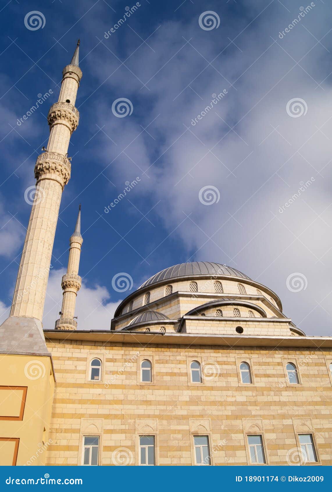 The turkish mosque stock photo. Image of sunset, oriental - 18901174