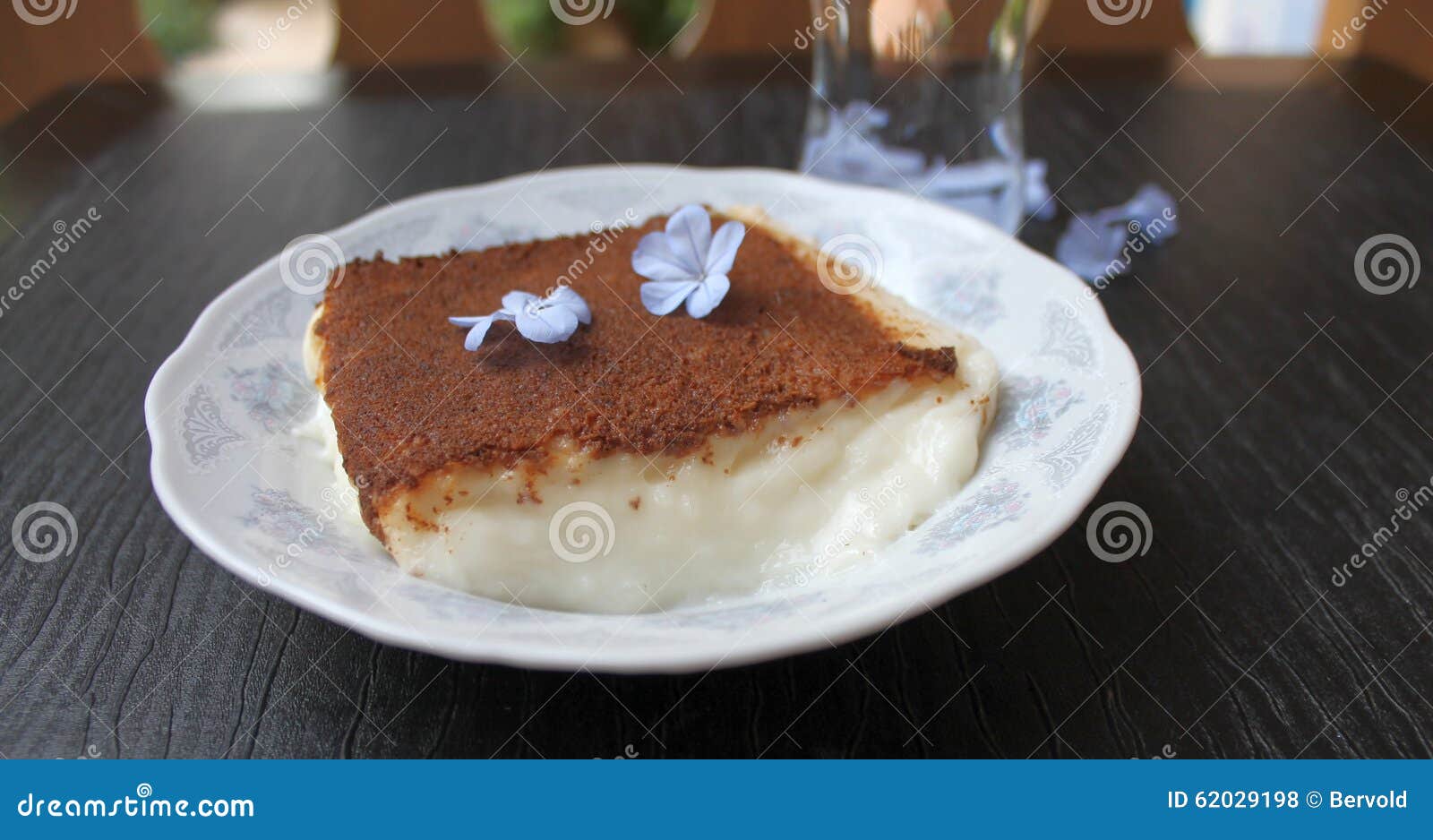 Turkish National Dish Kazan Dibi Rice Pudding Stock Photo - Image of ...
