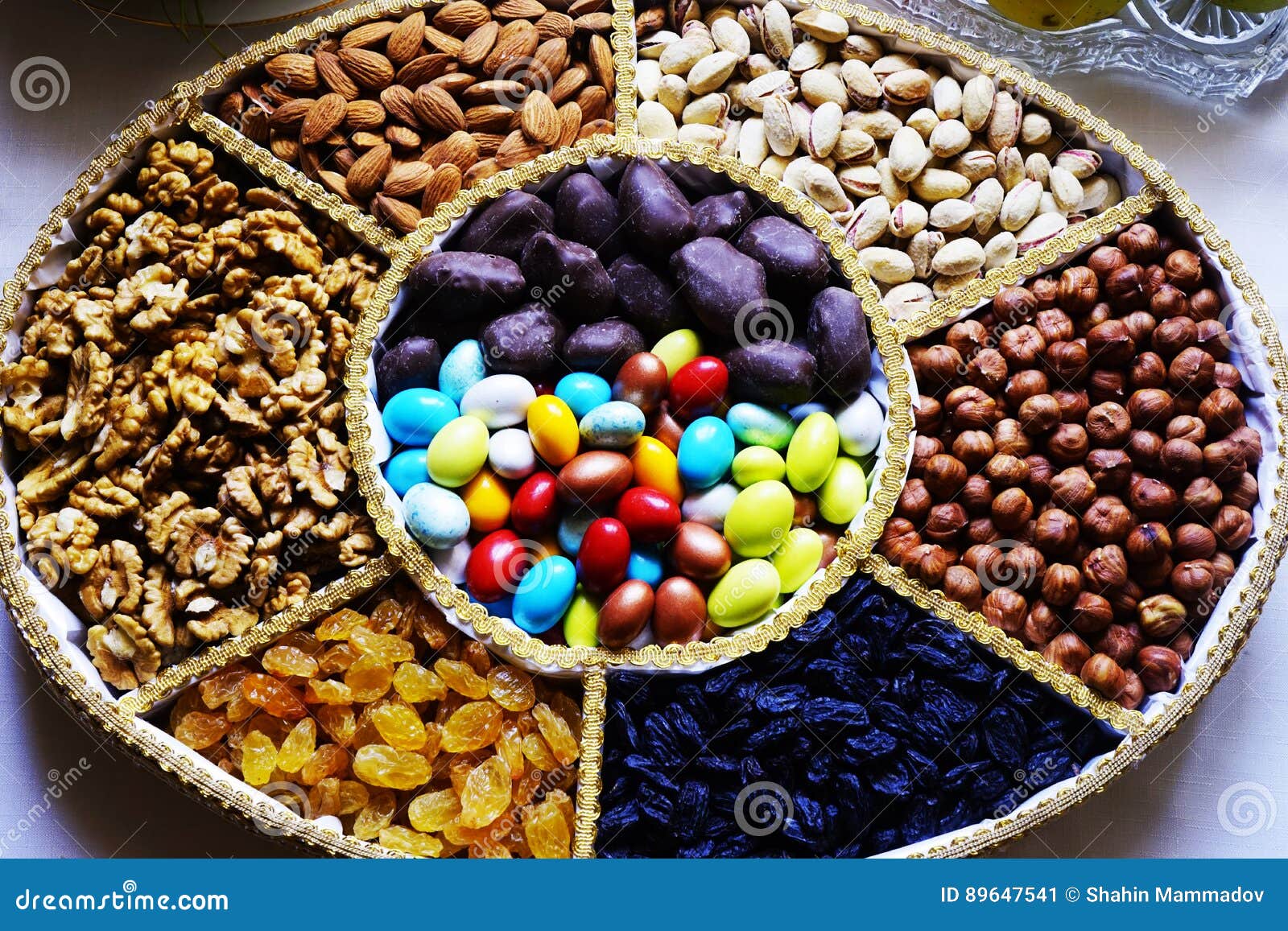 Turkish Oriental Nuts, and Sweets Stock Image - Image of arabic, flaky ...