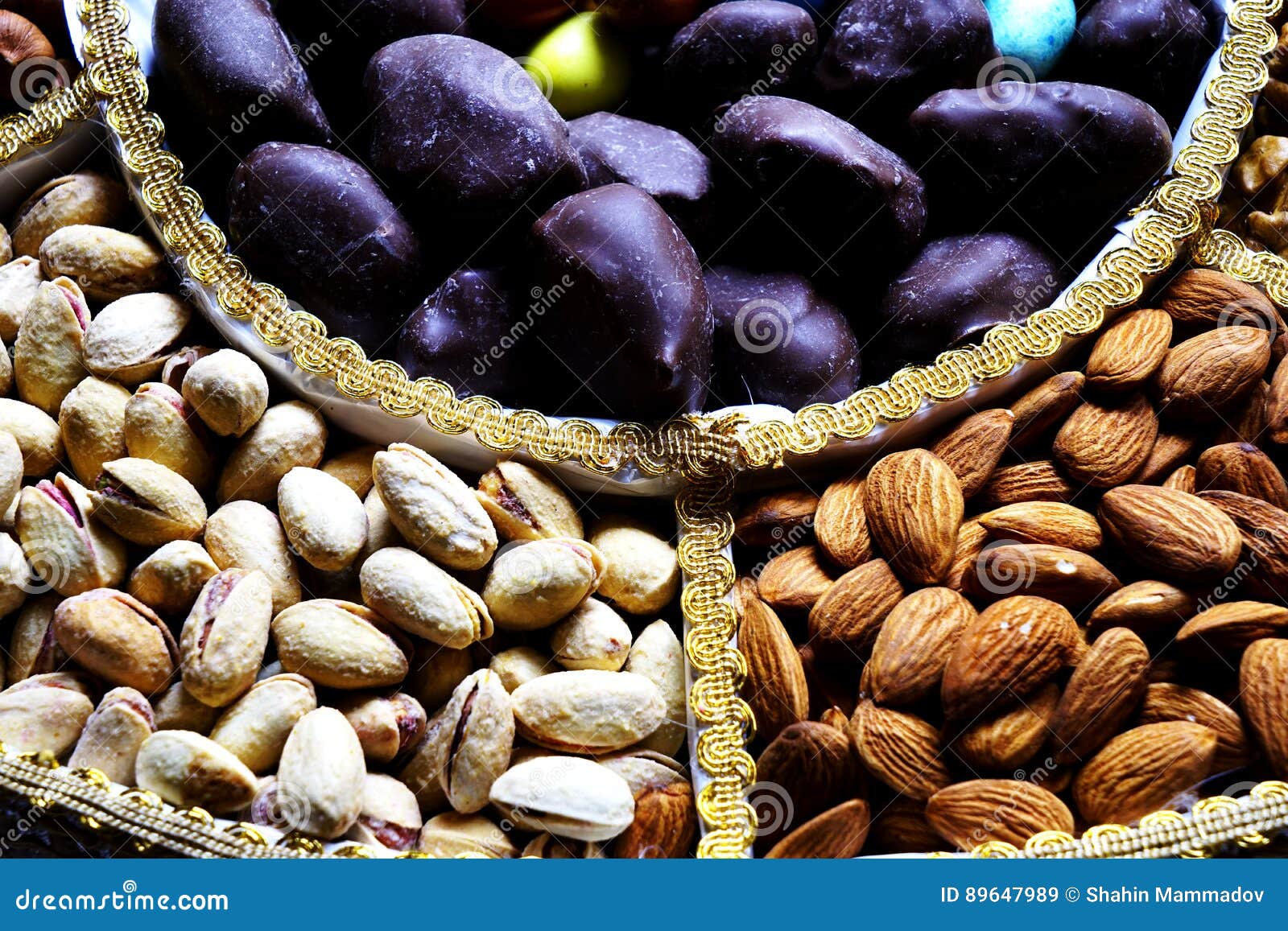 Turkish Oriental Nuts, and Sweets Stock Image - Image of assortment ...