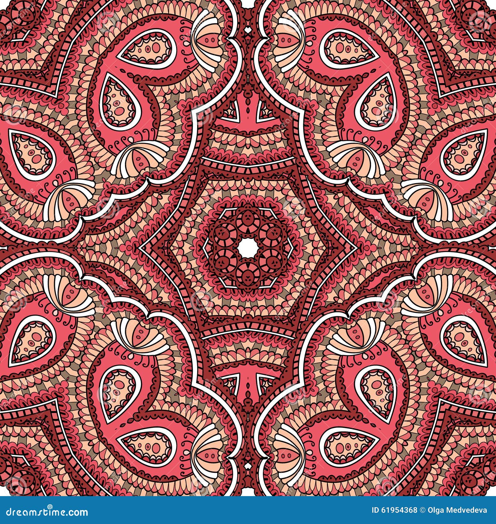 Turkish Ornament , Seamless Pattern Stock Vector - Illustration of ...