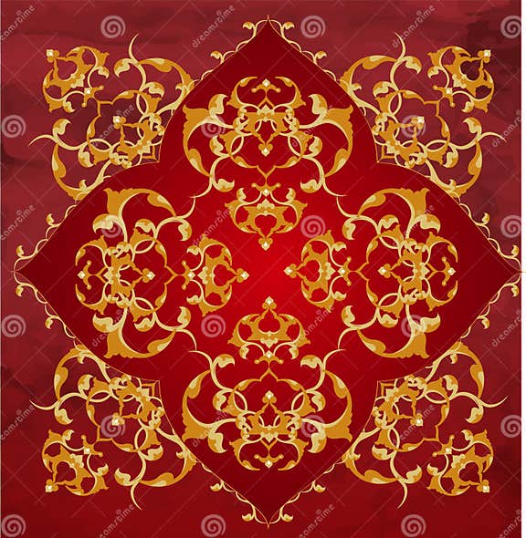 Turkish Ottoman design stock vector. Illustration of ottoman - 5644840