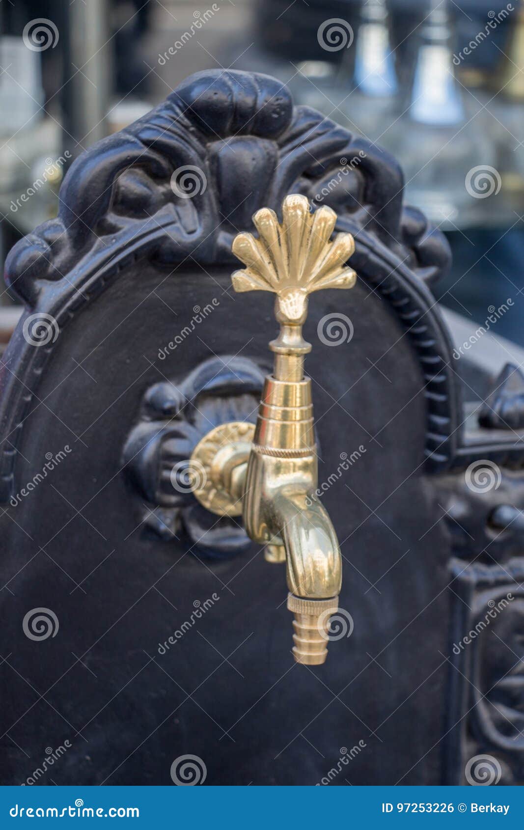 Turkish Ottoman Style Water Taps Stock Photo - Image of decoration ...