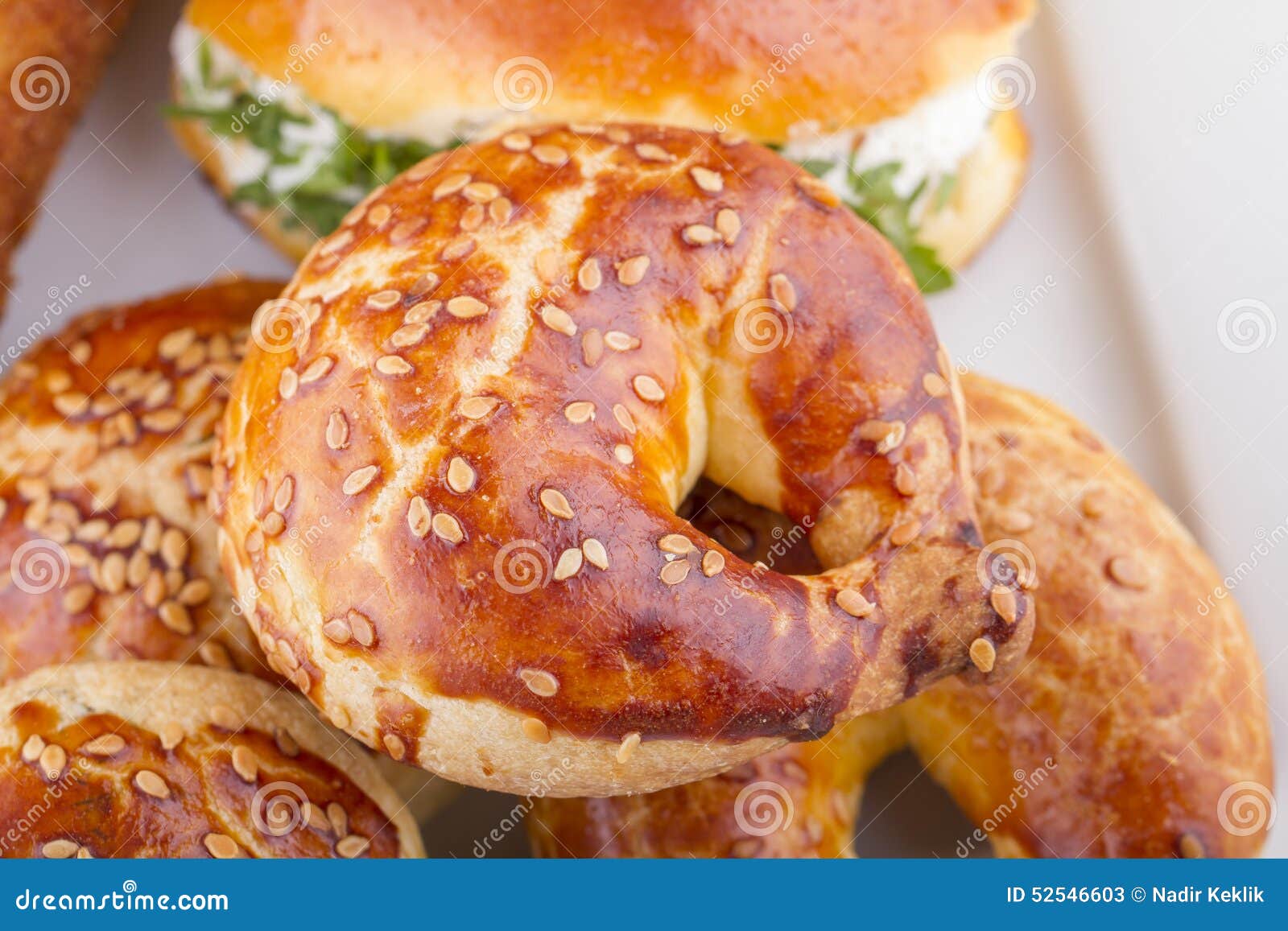 Turkish Pastry Foods on a Wooden Stock Image - Image of appetizing ...