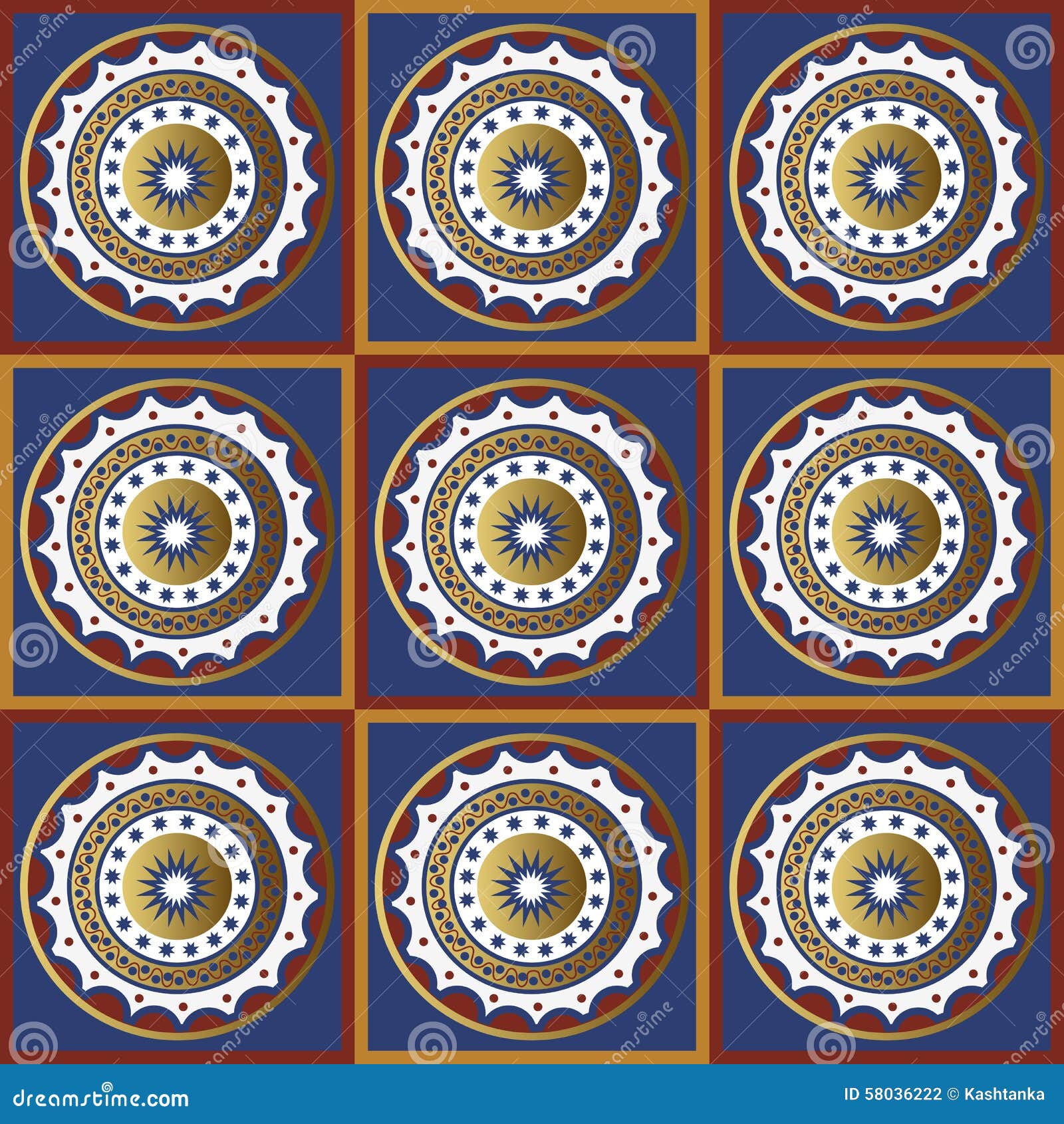 Turkish pattern 1 stock vector. Illustration of abstract - 58036222