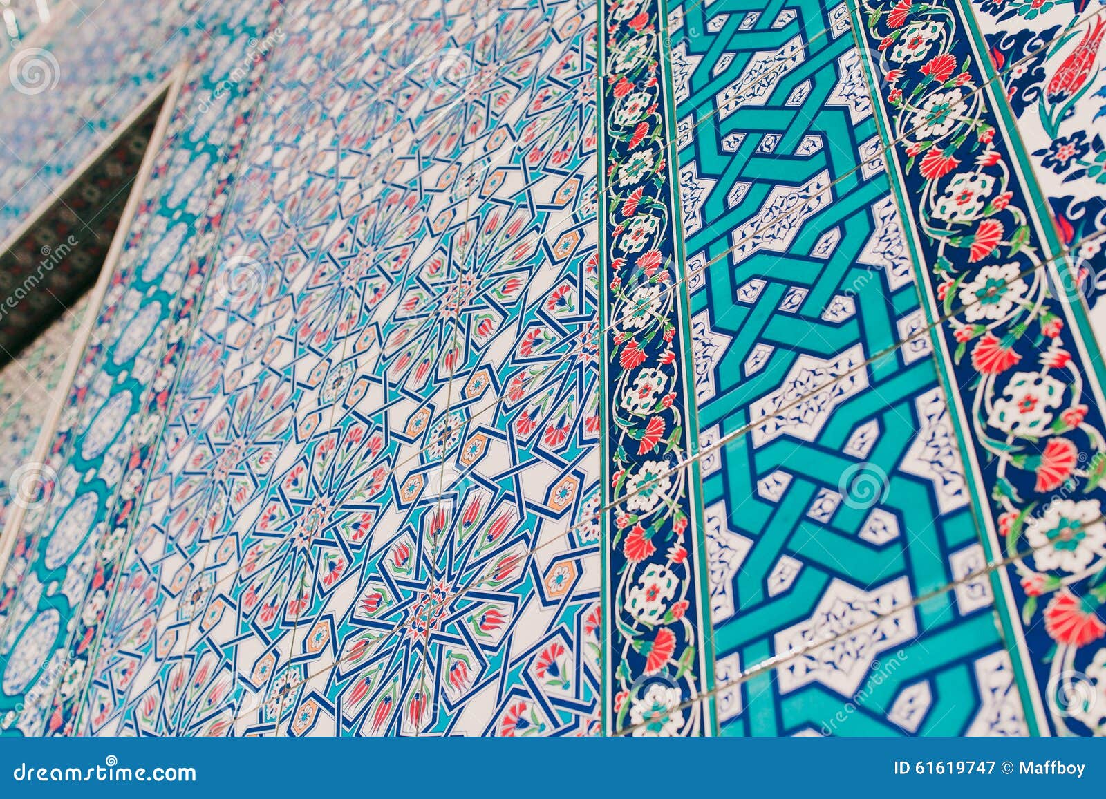 Turkish pattern wallpaper stock image. Image of interior - 61619747