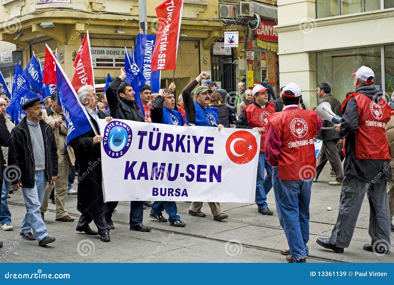 Turkish People March Against the Government Editorial Stock Image ...