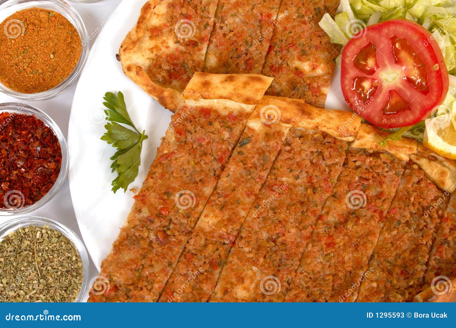 Turkish pide stock image. Image of dining, dinner, diner - 1295593