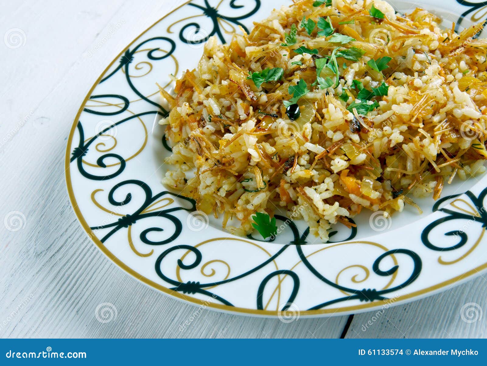 Turkish Pilaf stock photo. Image of asia, oriental, national - 61133574
