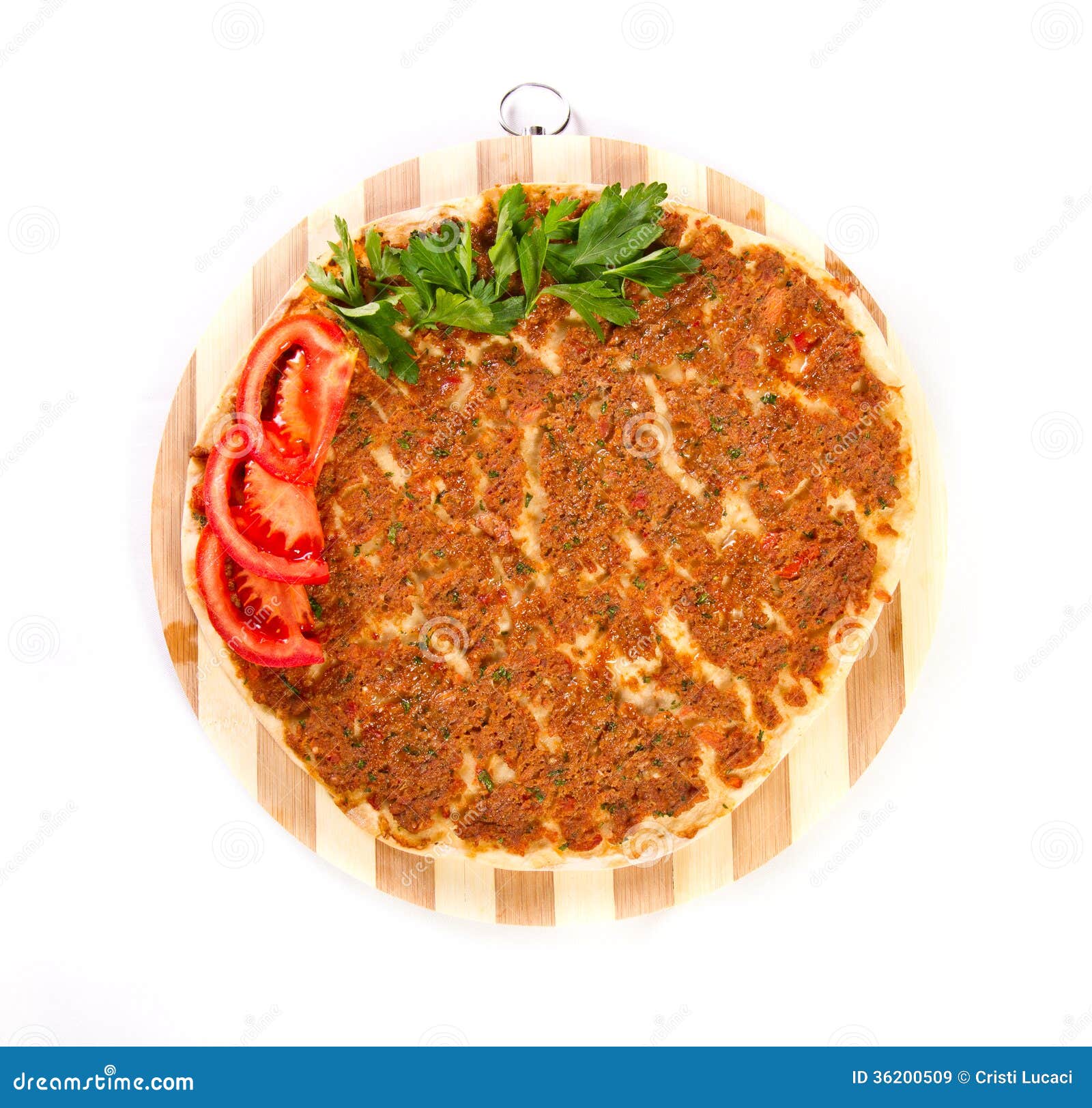 Turkish pizza stock image. Image of parsley, fresh, lahmacun - 36200509