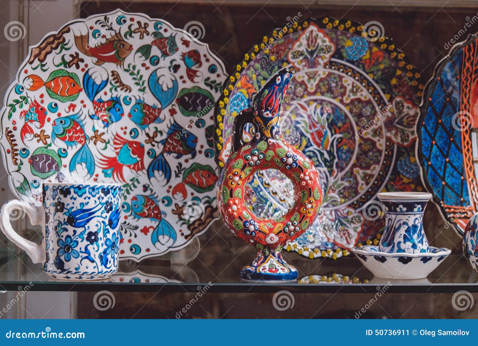 Turkish plate stock image. Image of heap, household, kitchen - 50736911