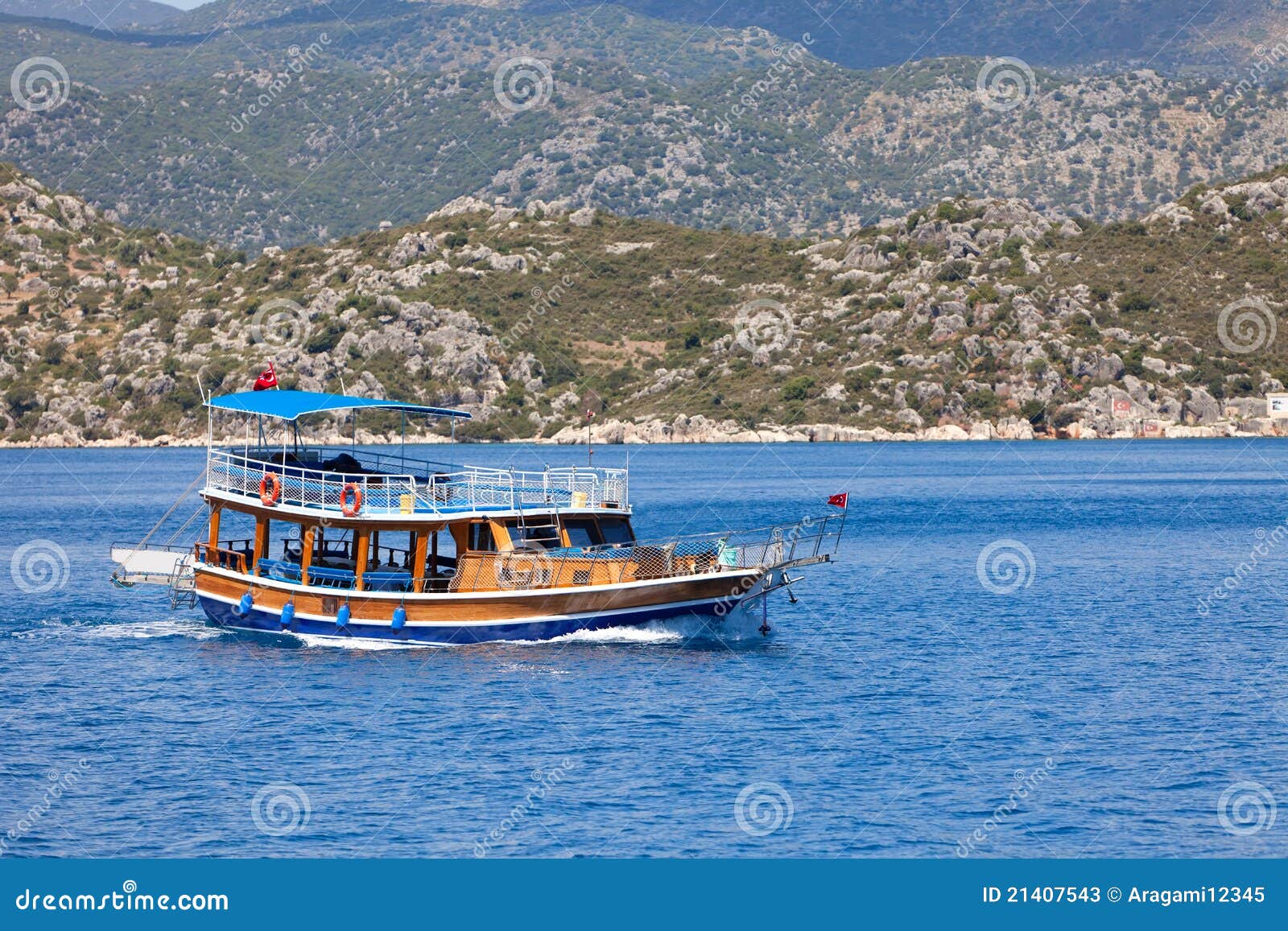 Turkish pleasure boat stock image. Image of transport - 21407543